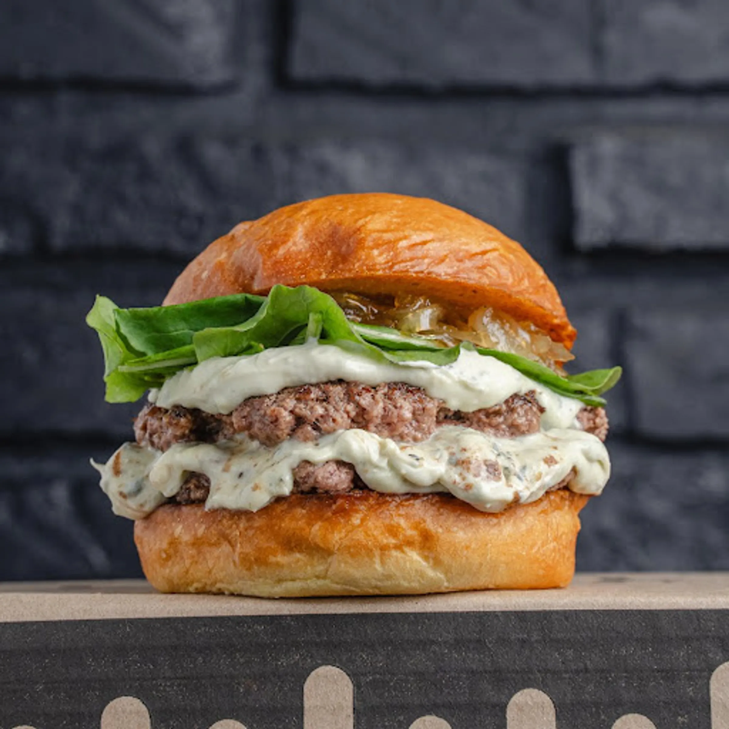 Blue Cheese Burger Doble - Local Burger | Delivery