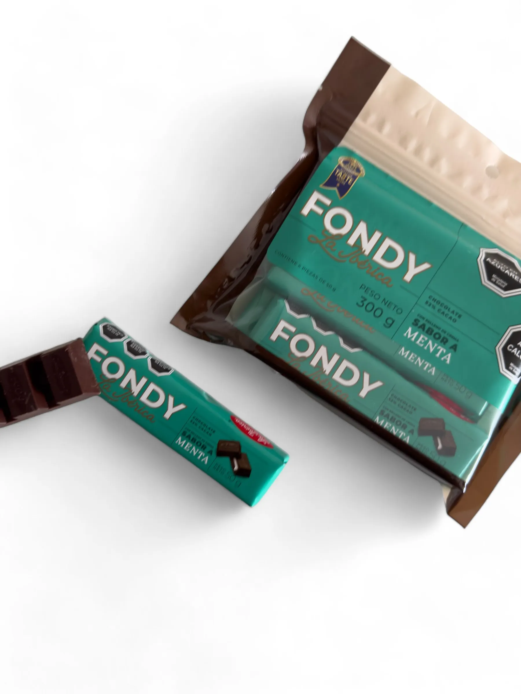 Fondy Menta 50 g x 6 pzs - La Ibérica - Tienda Online