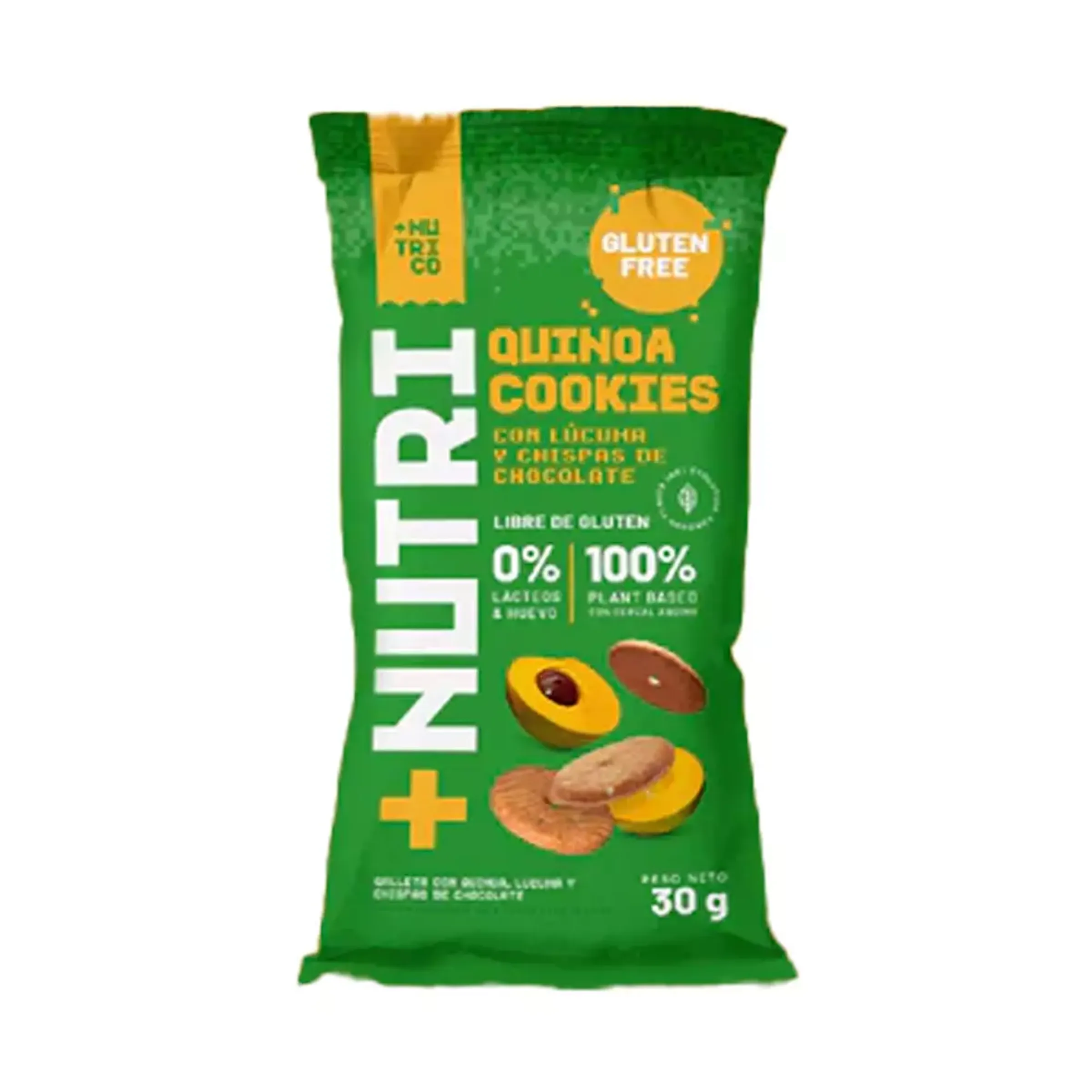 Galleta + Nutri Co Quinoa Con Lucuma Y Chispas De Chocolate x 30 Gr ...