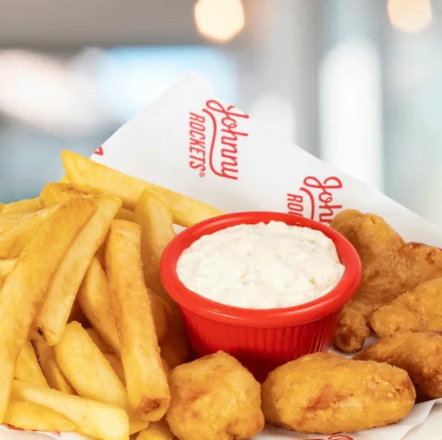 Crispy Chunks + Fries - Johnny Rockets | Burgers, shakes, fries & fun!