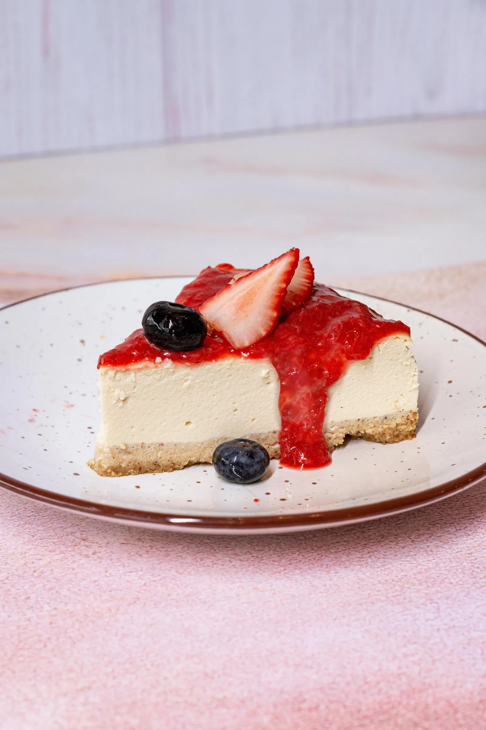 Cheesecake Horneado de Ricotta - La Nevera Fit | Pide online