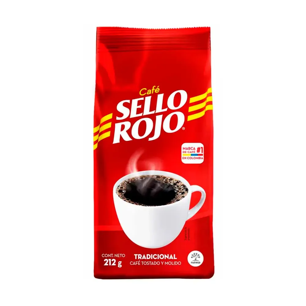 Café Sello Rojo Tradicional 212 gr - Tambo | Cada vez más cerca