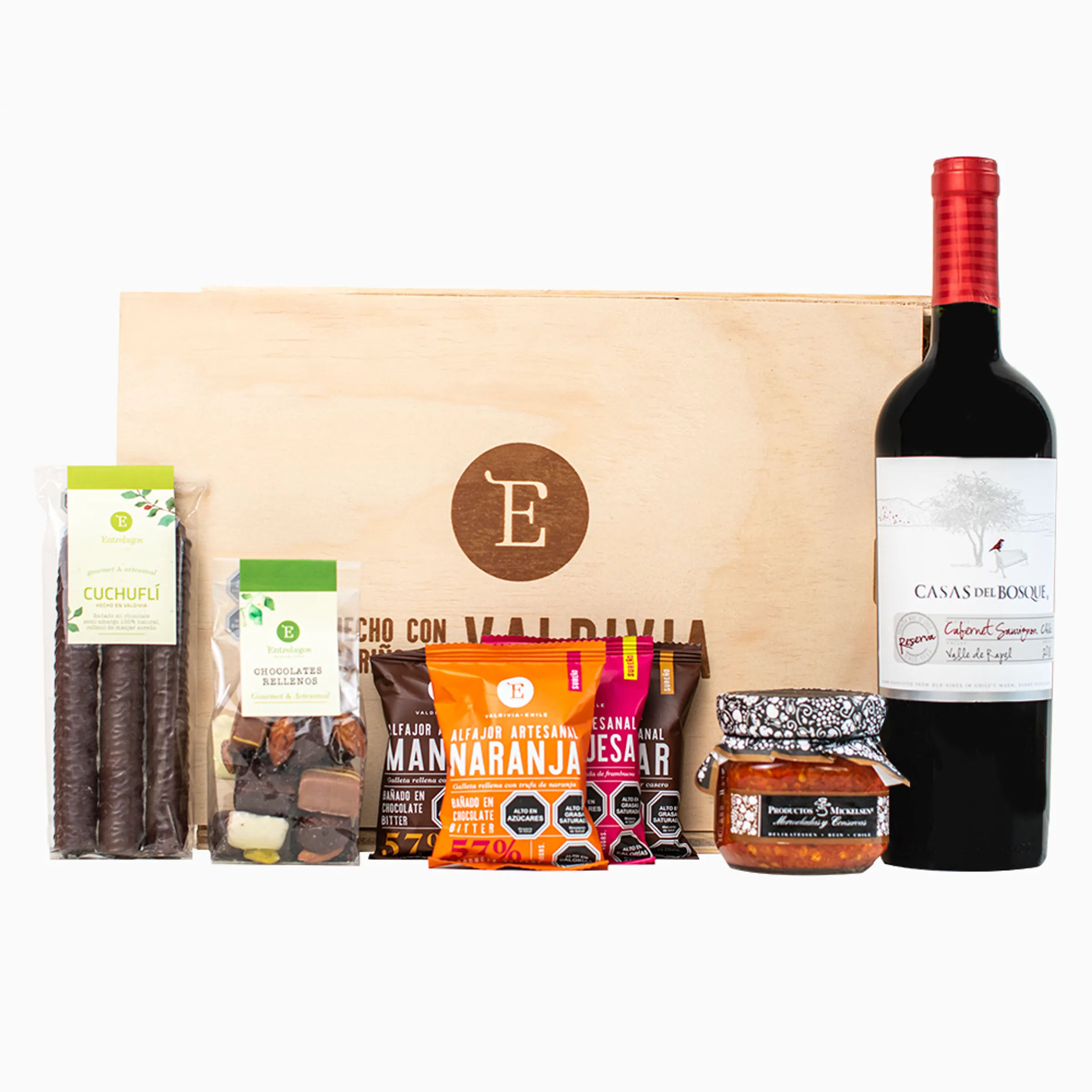 00046 - Caja Chile - Chocolatería Entrelagos - Chocolates y Mazapanes ...