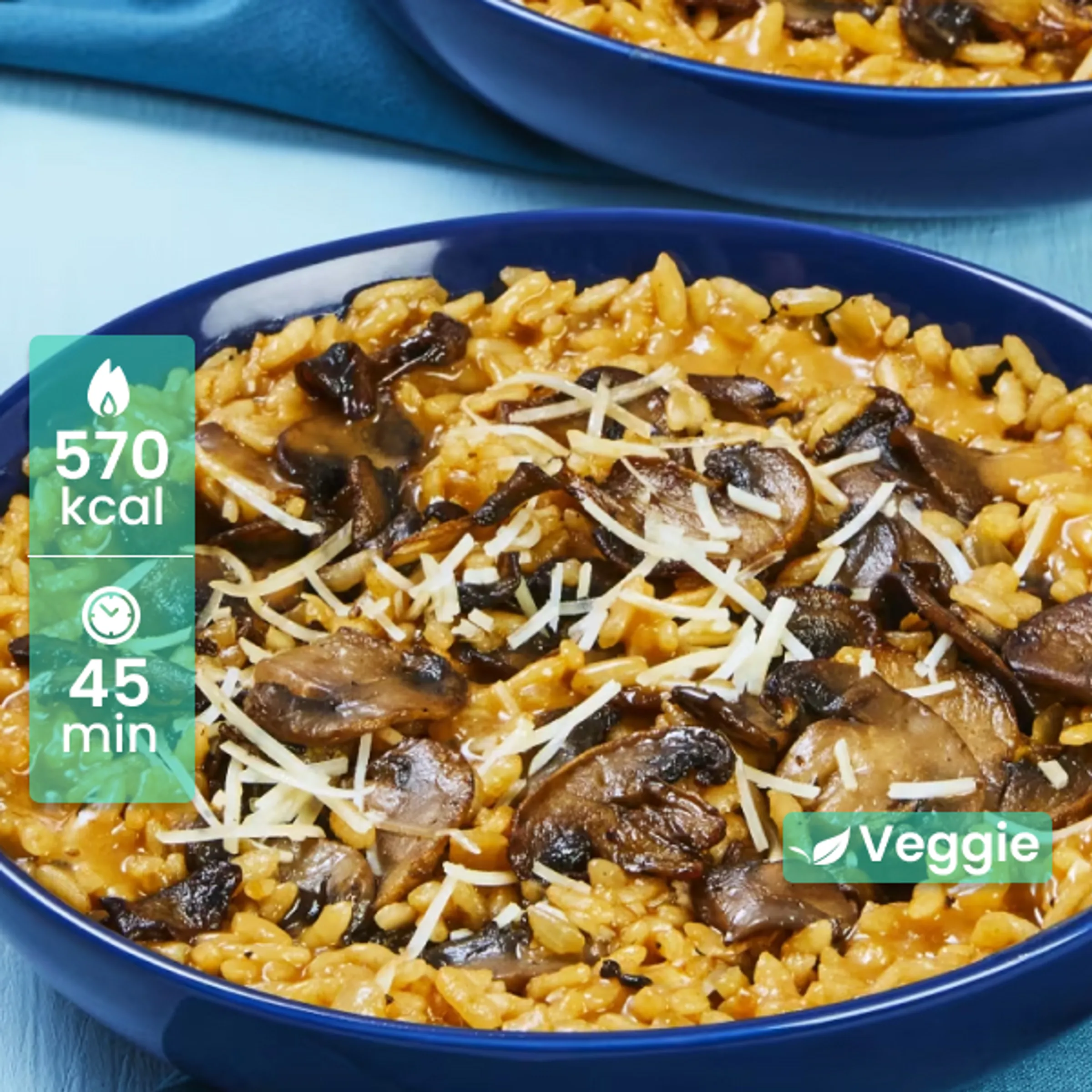 Kit: Risotto cremoso de champiñones y parmesano-136 - PractiBOX | Kits ...
