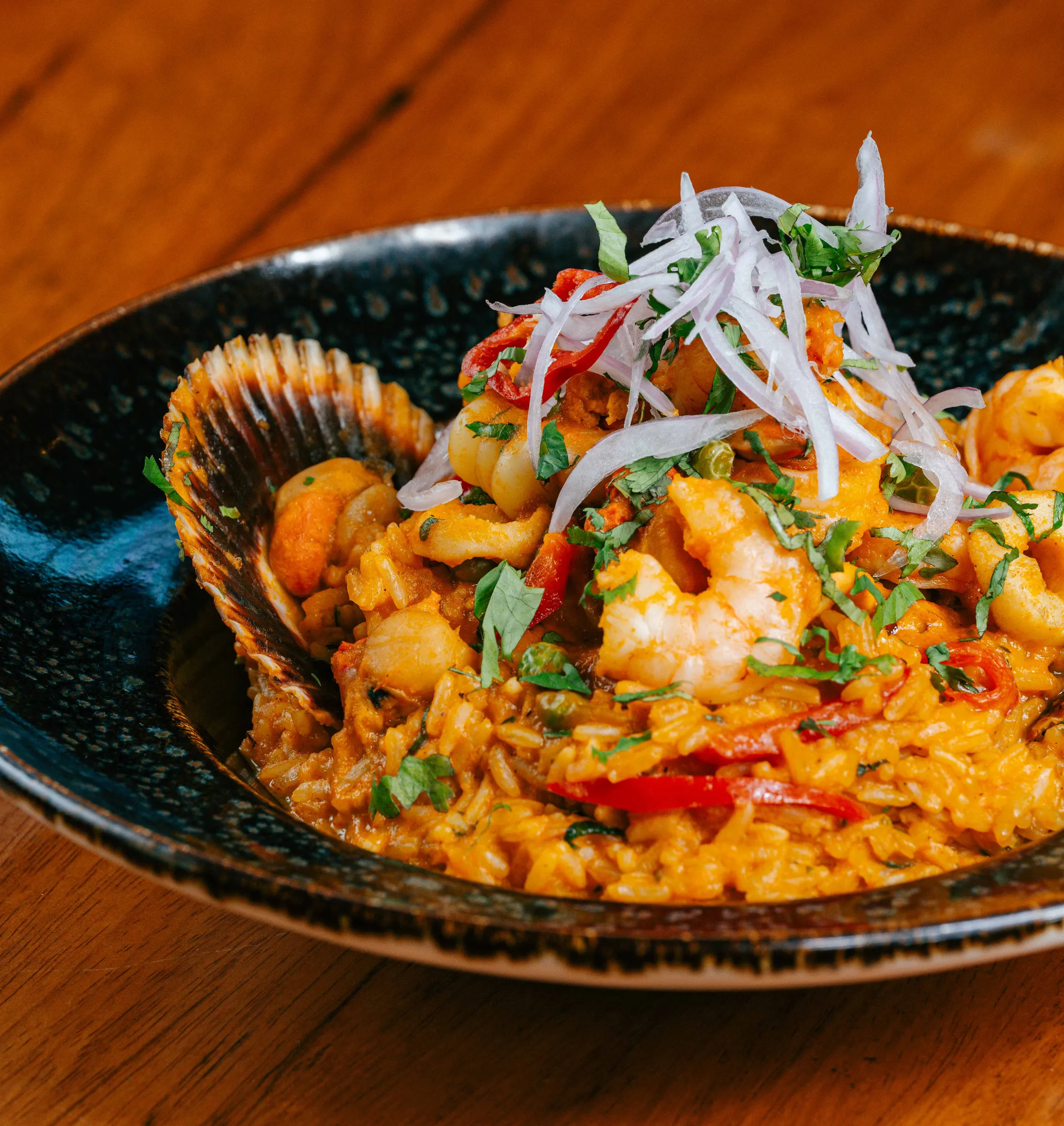 Arroz con mariscos - NIKKO | Nikkei Criollo 🇯🇵🇵🇪