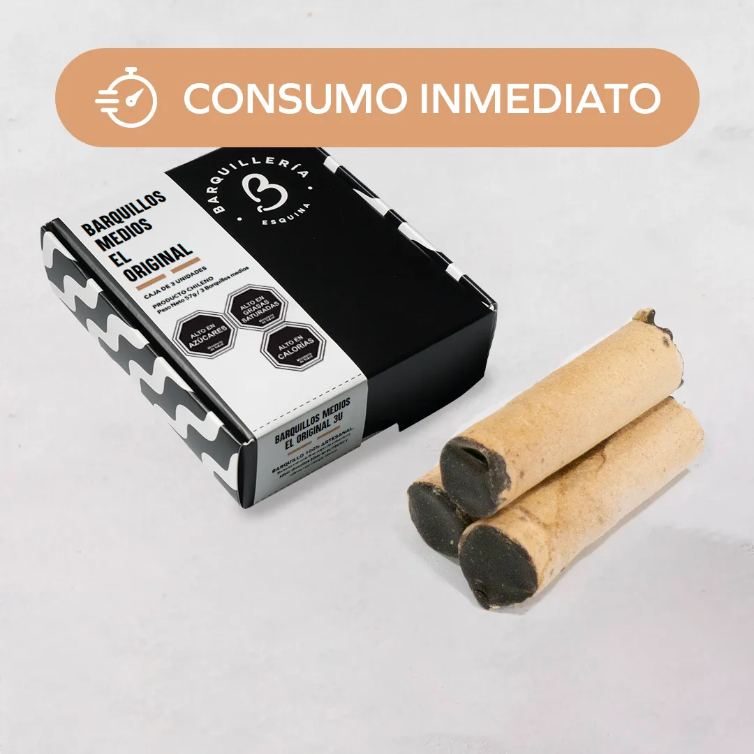 Barquillos Medios Original Caja de 3u - Barquillería Esquina. Lo rico ...