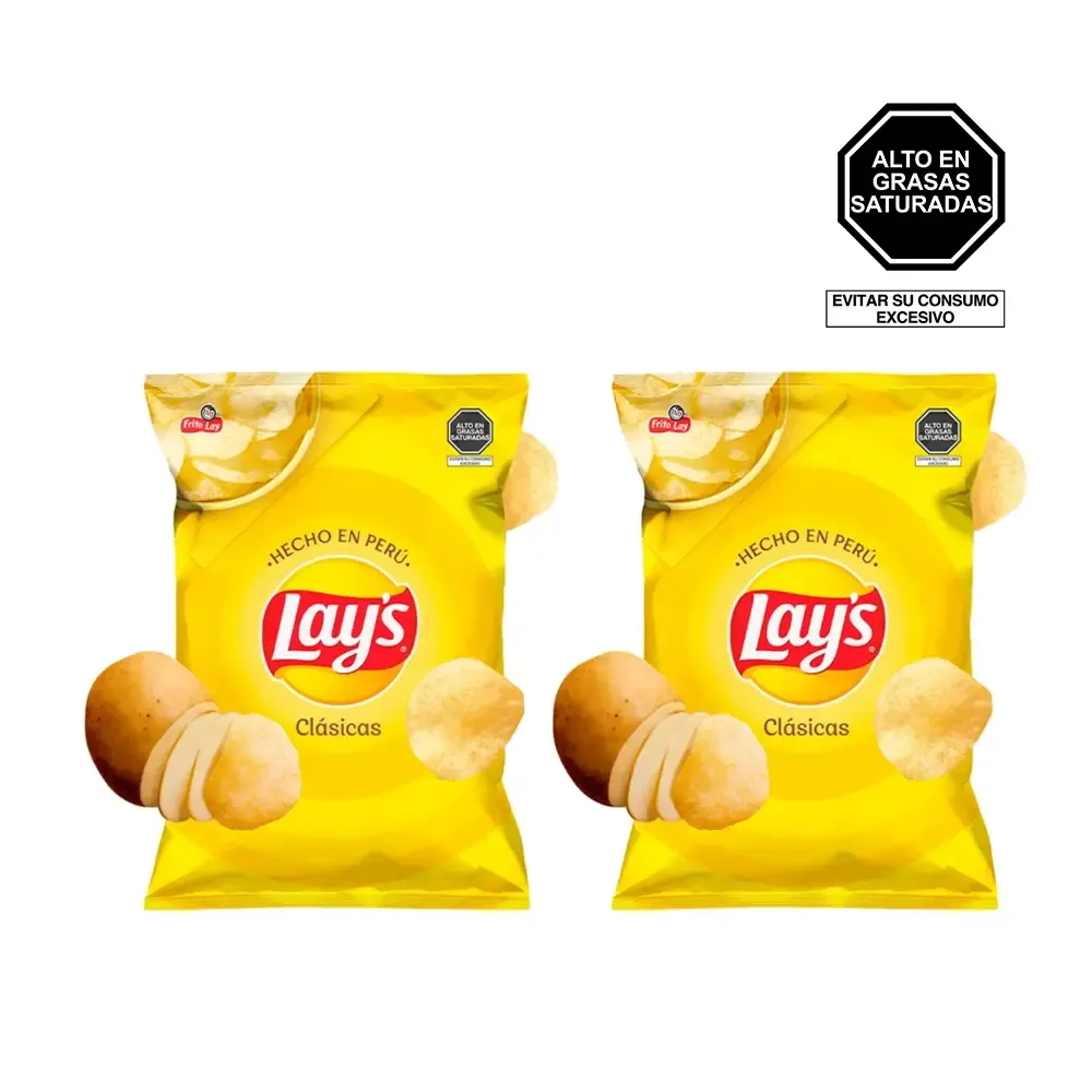 Pack (2 Papas Lays Clasicas x 150 Gr) - Tambo | Cada vez más cerca