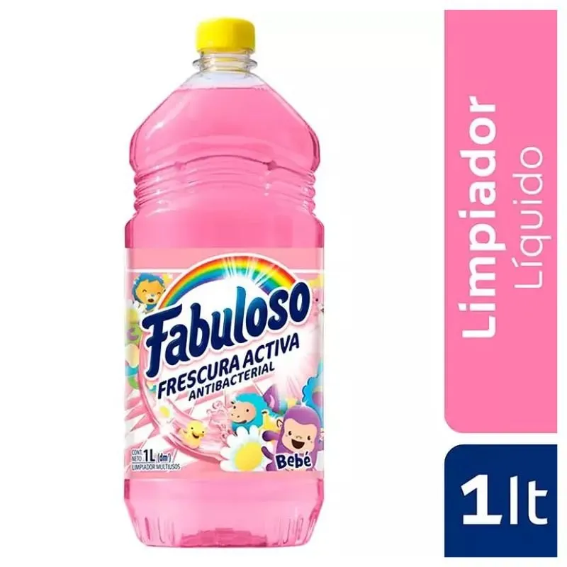LIMPIADOR FABULOSO BEBE 1000ML ANTIBACTERIAL - Supermercados La 80 ...