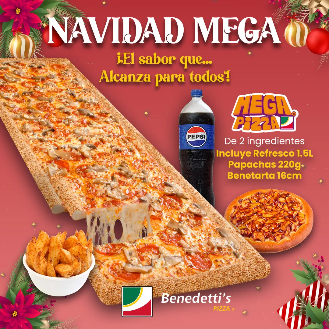 Mega Combo Familiar - Benedetti's Pizza a domicilio I comida rápida