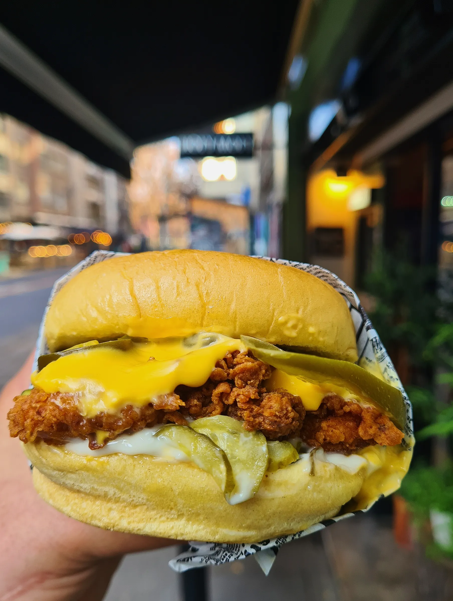 Cheese Jalapeño Chicken Burger - Holy Moly - Back To Basics