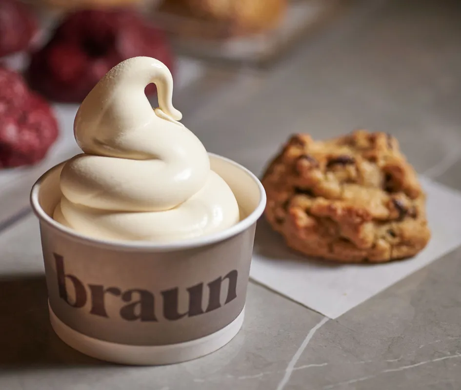 Braun Cookies | galletas & soft serve