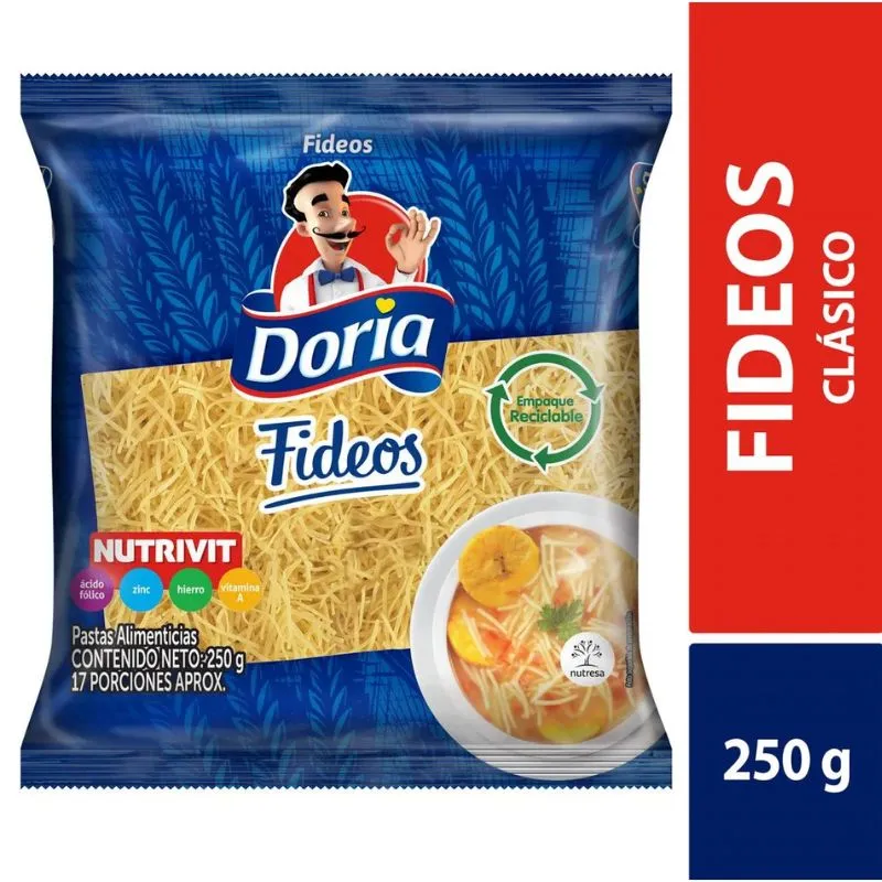 PASTAS DORIA FIDEOS 250G - Supermercados La 80 | Compra online