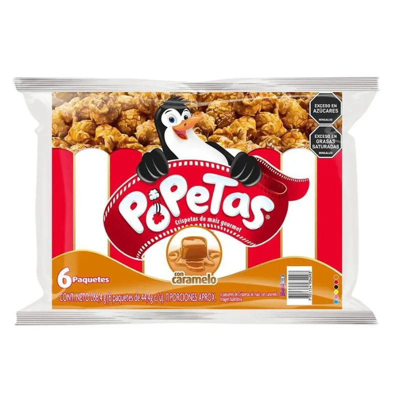 6 CRISPETAS POPETAS CARAMELO X 44.4 GRS - Supermercados La 80 | Compra ...