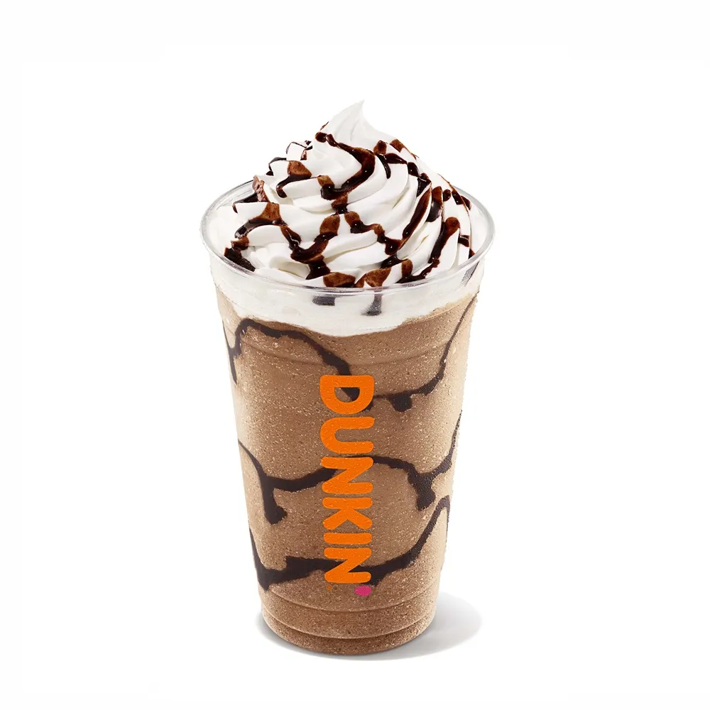 Frozen Latte M con Swirl de Sabor y Crema - Disfruta un momento Dunkin'