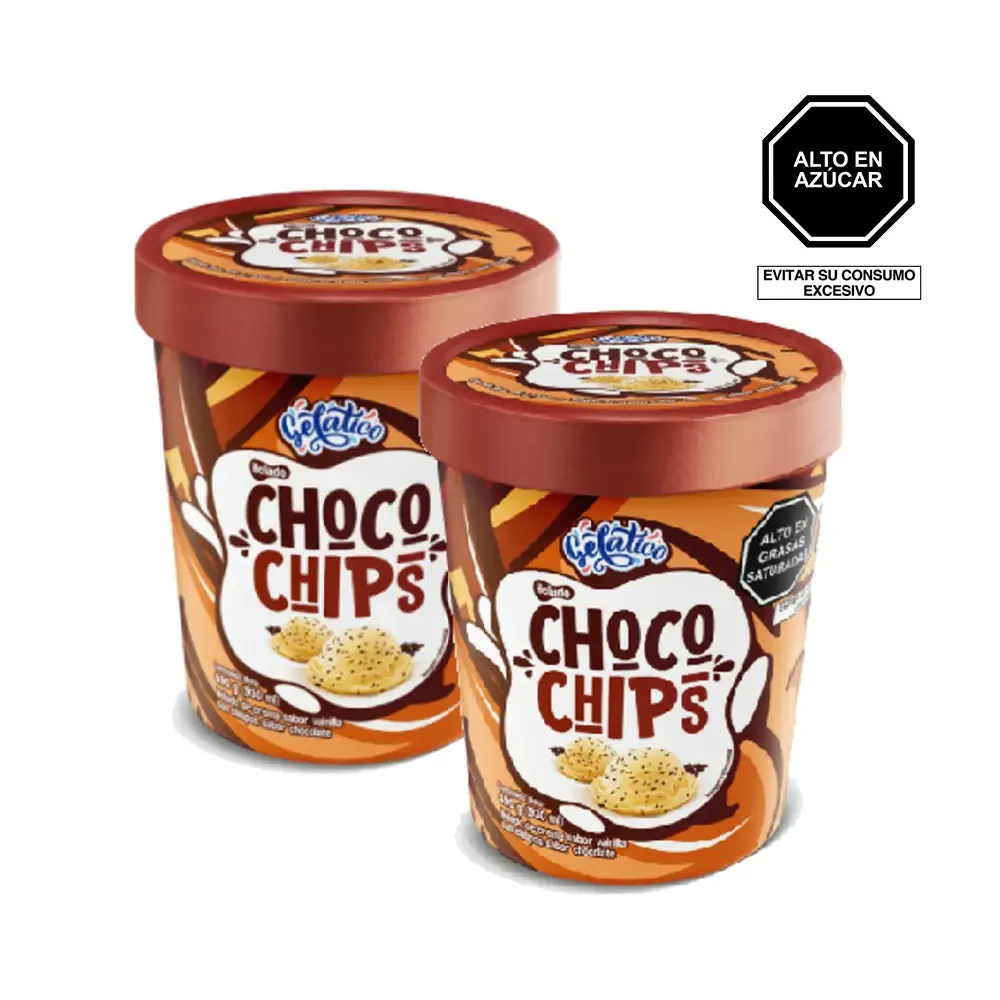 Pack (2 Helado Gelatico Chocochips x 930 Ml) - Tambo | Cada vez más cerca