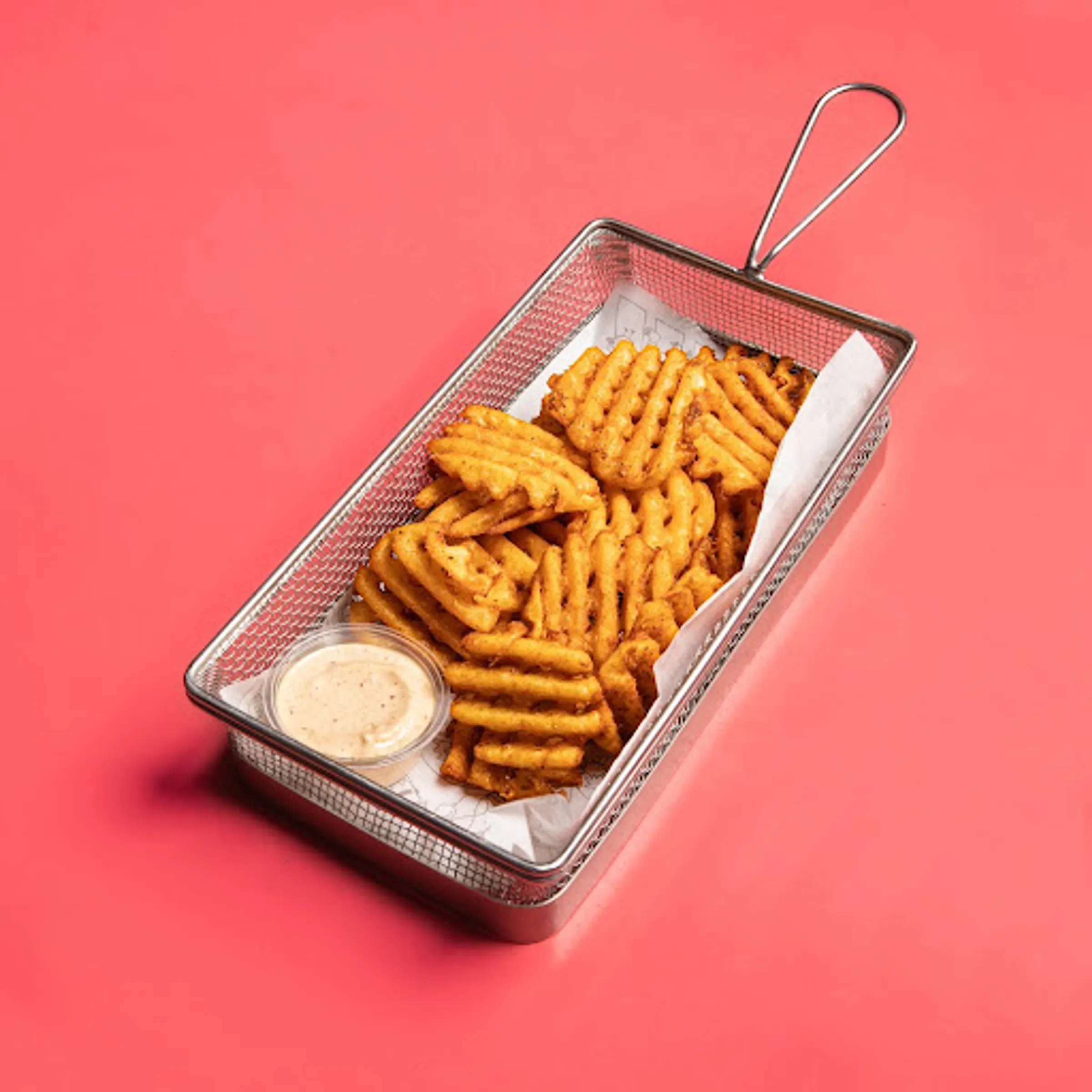 Waffle Fries - Chicken Love You | Sandwiches de pollo frito