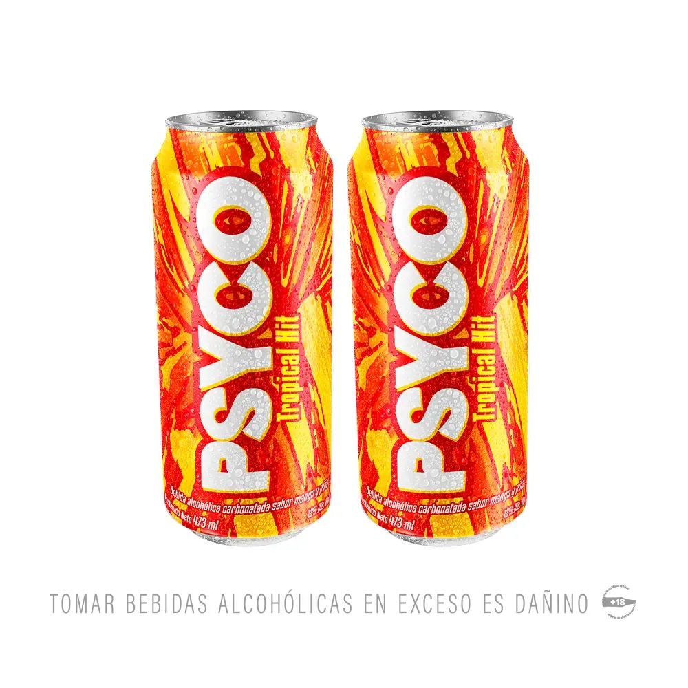 Pack (2 Rtd Psyco Tropical Hit x 473 Ml) - Tambo | Cada vez más cerca