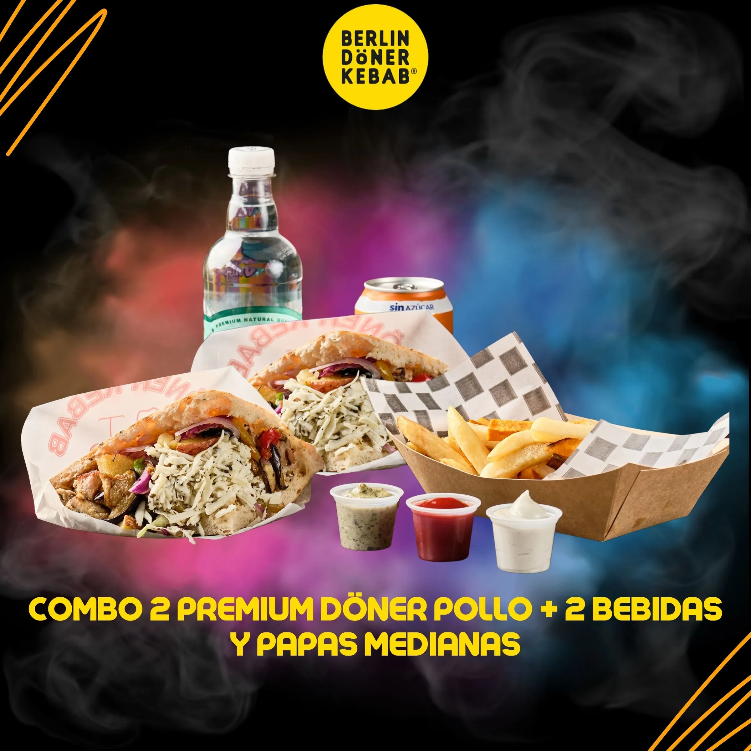 Combo 2 Premium Döner Pollo - Berlin Doner Kebab | Delivery
