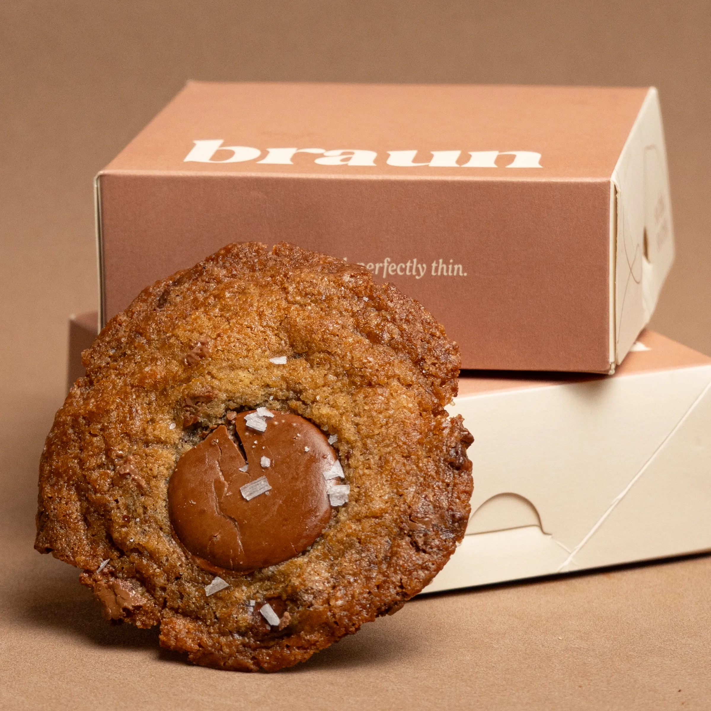 Caja 3 Thin Cookies - braun cookies | galletas & soft serve