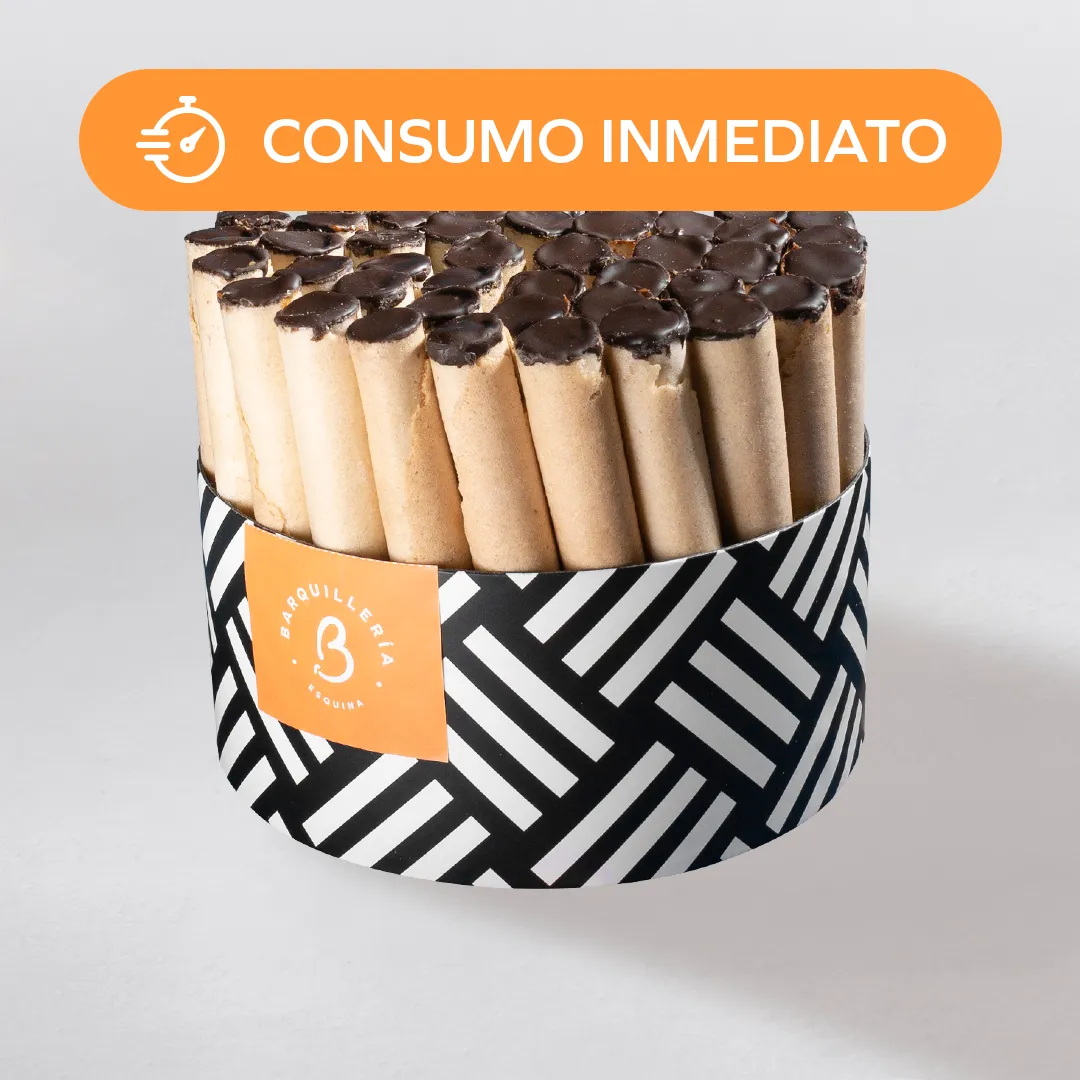Barquillos Dulce de Leche Torta de 50u - Barquillería Esquina. Lo rico ...