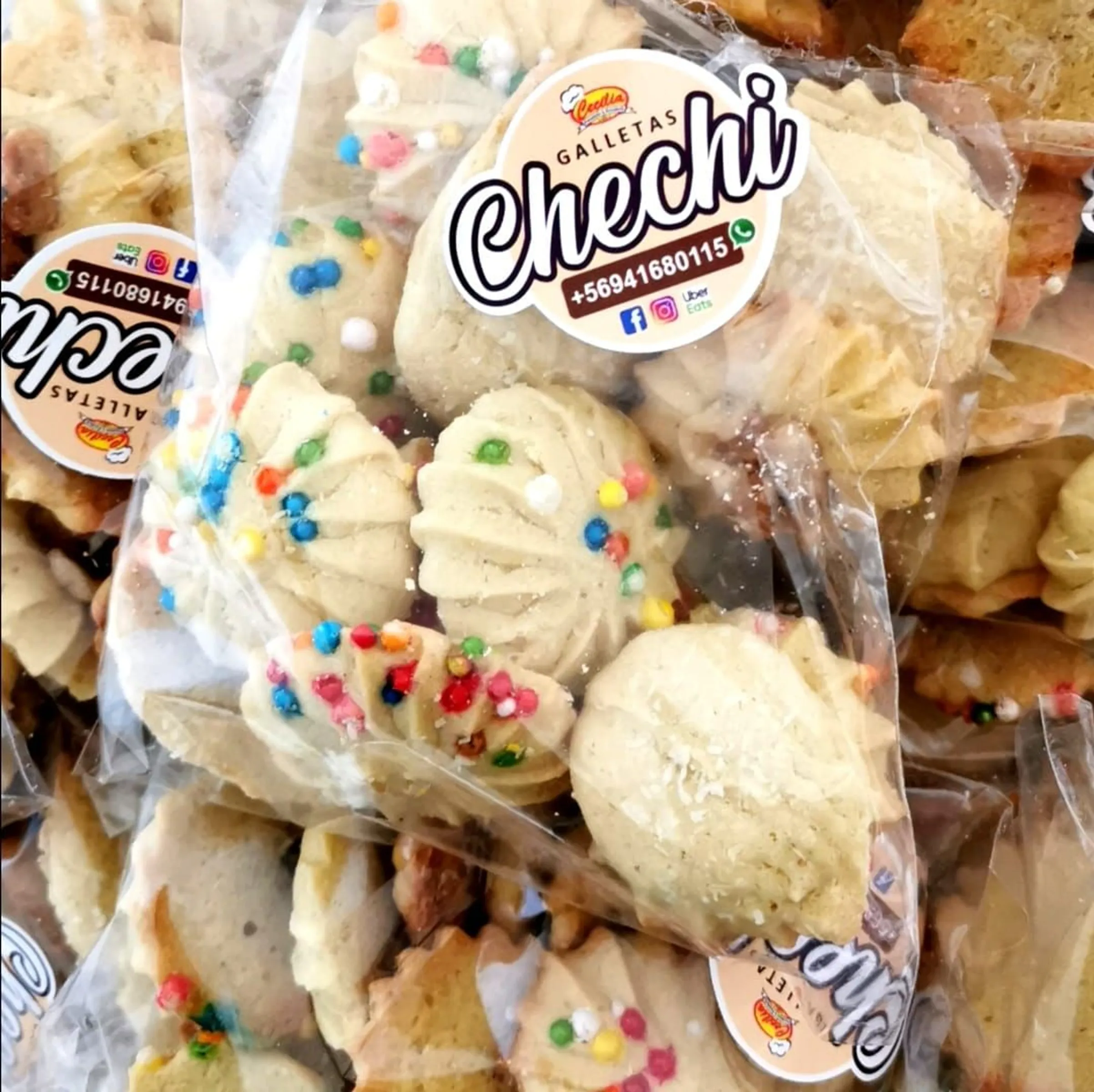 🍪 Galletas chechi 100 grs - Panadería y Pastelería Cecilia