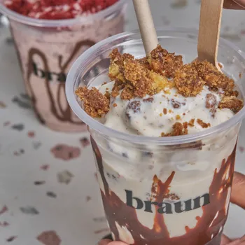 Braun Cookies | galletas & soft serve