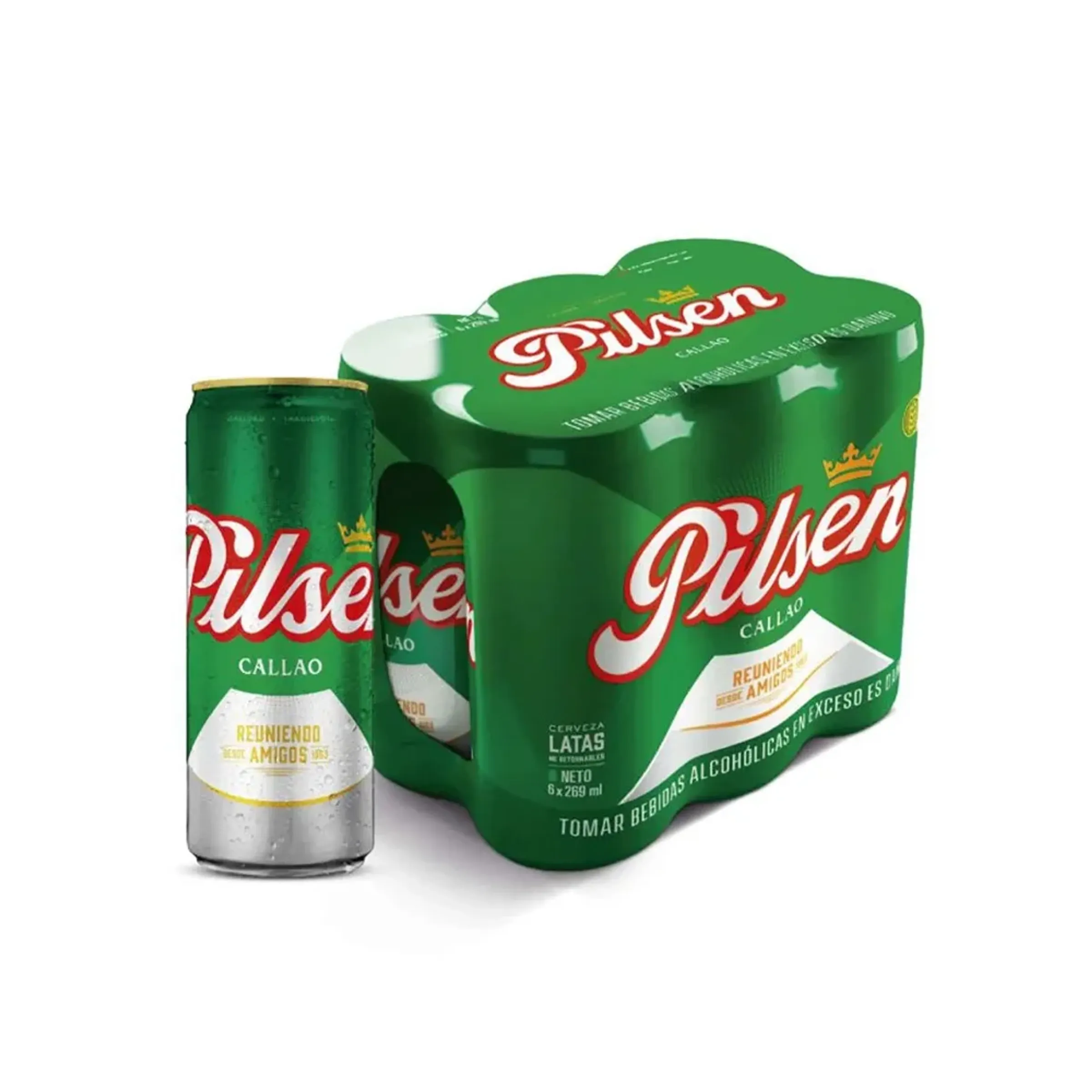 Cerveza Pilsen Callao Six Pack Lata 269 ml - Tambo | Cada vez más cerca
