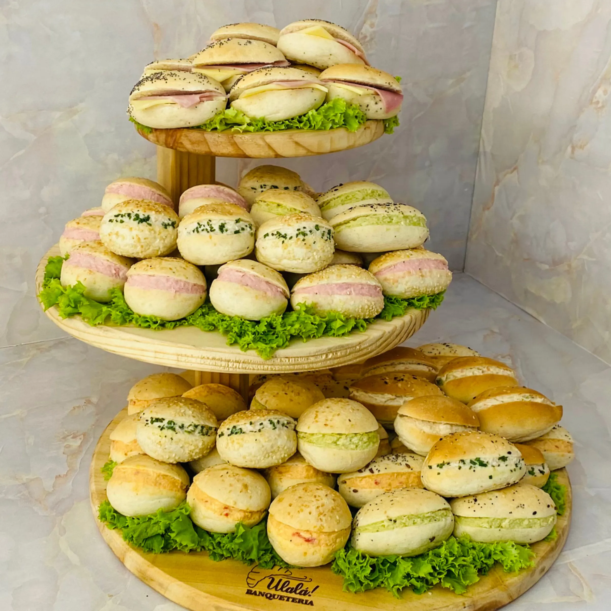 Tapaditos mini brioche clásicos - Ulalá | Banquetería - Delivery