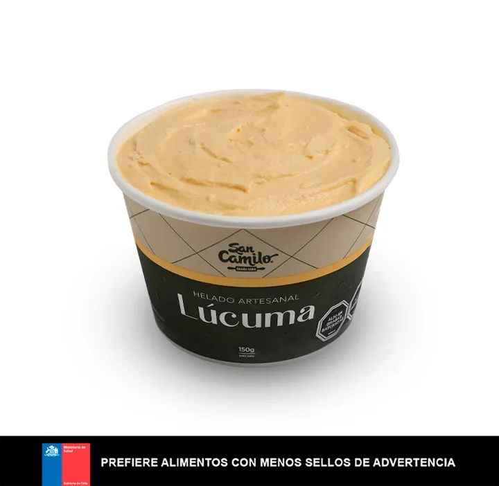 Helado Artesanal Lúcuma - San Camilo - Tienda Online Panadería & Pastelería