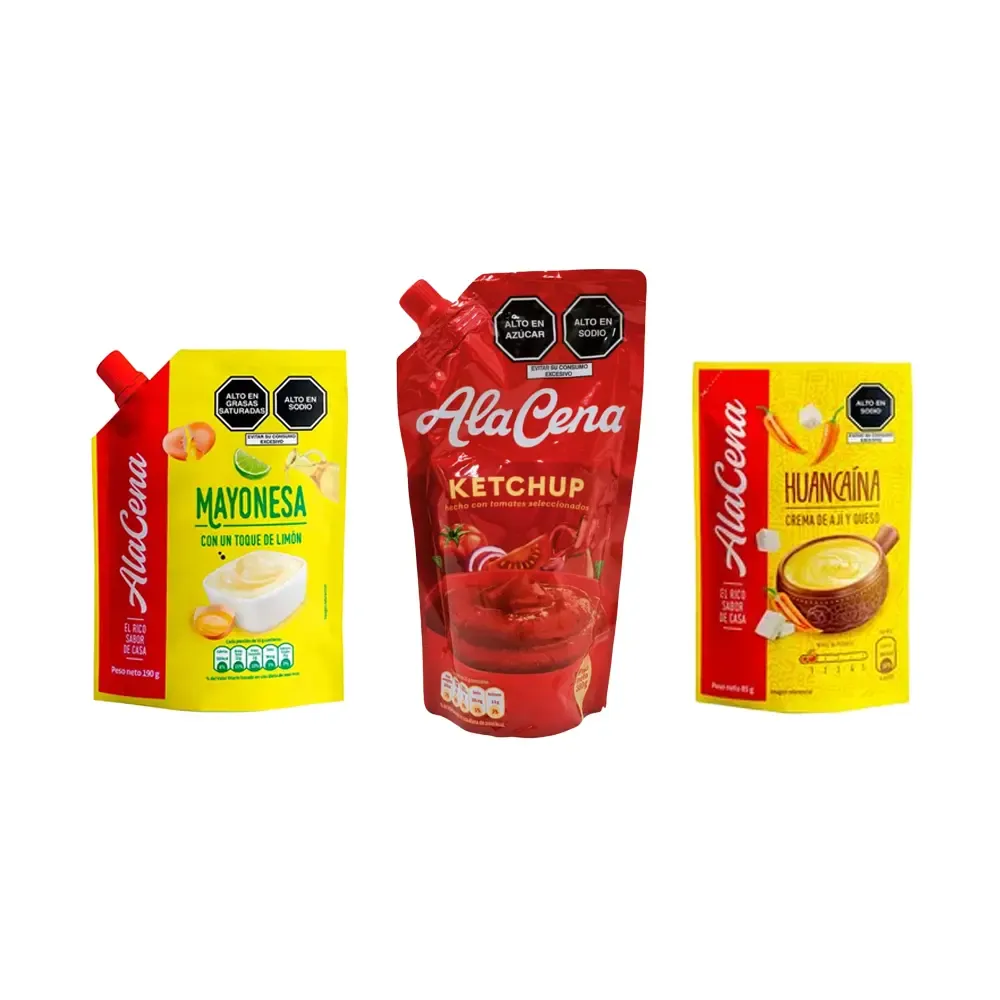 Pack (1 Mayonesa Alacena 190 gr + 1 Ketchup Alacena 380 gr + 1 Salsa ...