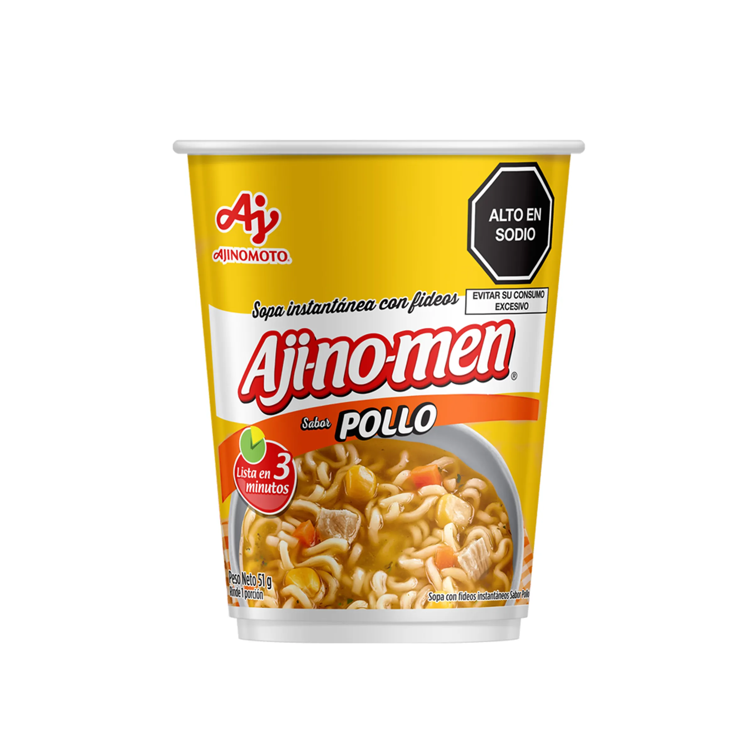 Sopa Ajinomen Sabor Pollo con fideos 51 g - Tambo | Cada vez más cerca
