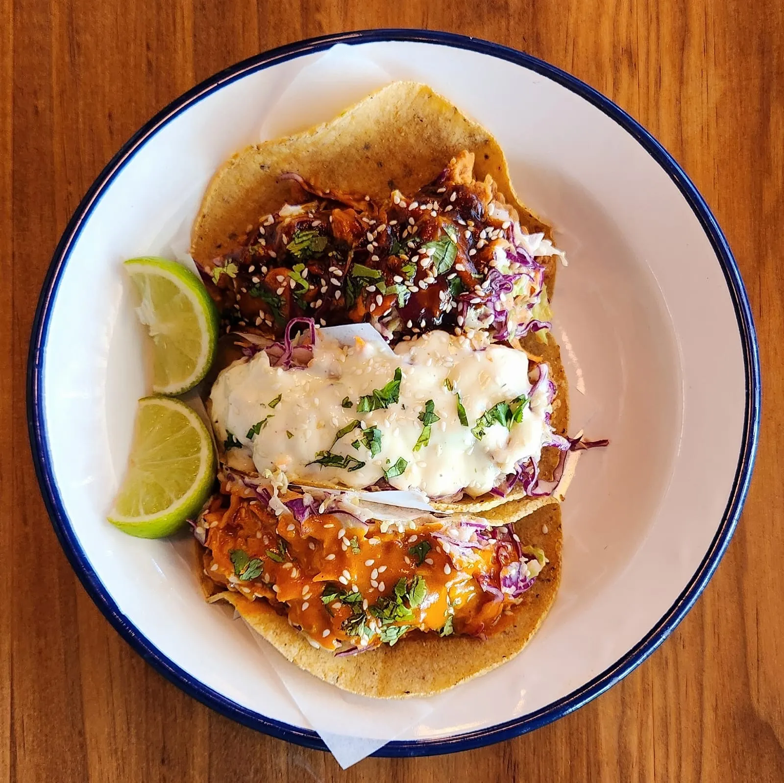 Tres Chicken Tacos - Holy Moly - Back To Basics