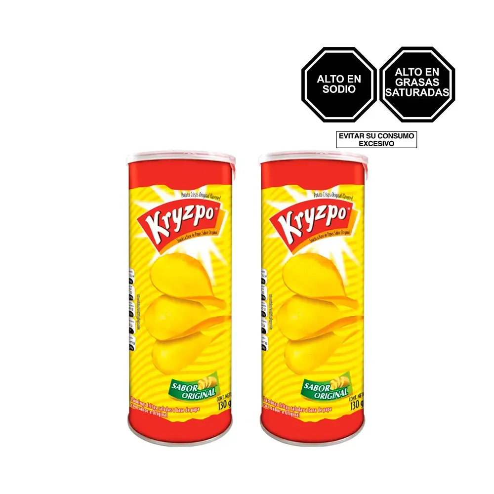 Pack X2 (Papas Kryzpo Sabor Original X 130 Gr) - Tambo | Cada vez más cerca