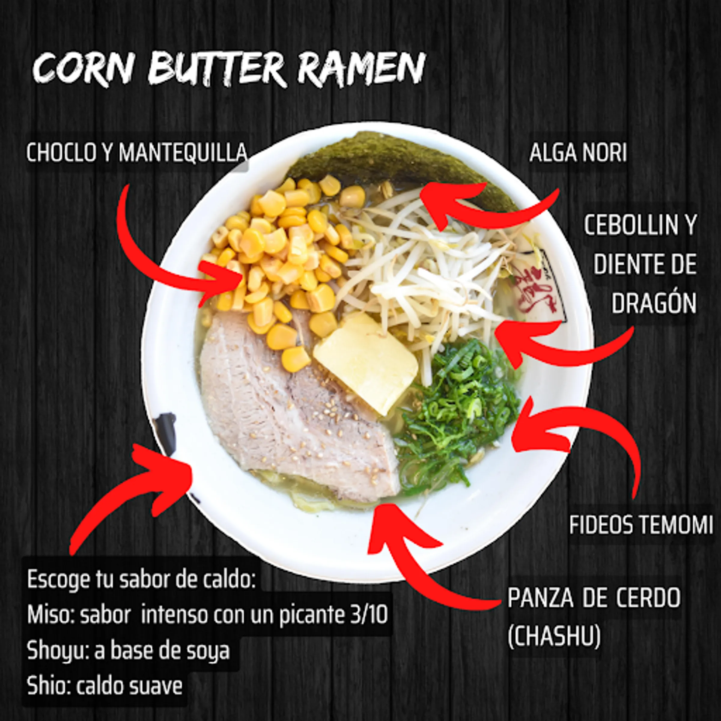 Corn Butter Ramen - Ramen Ryoma | Restaurante de ramen
