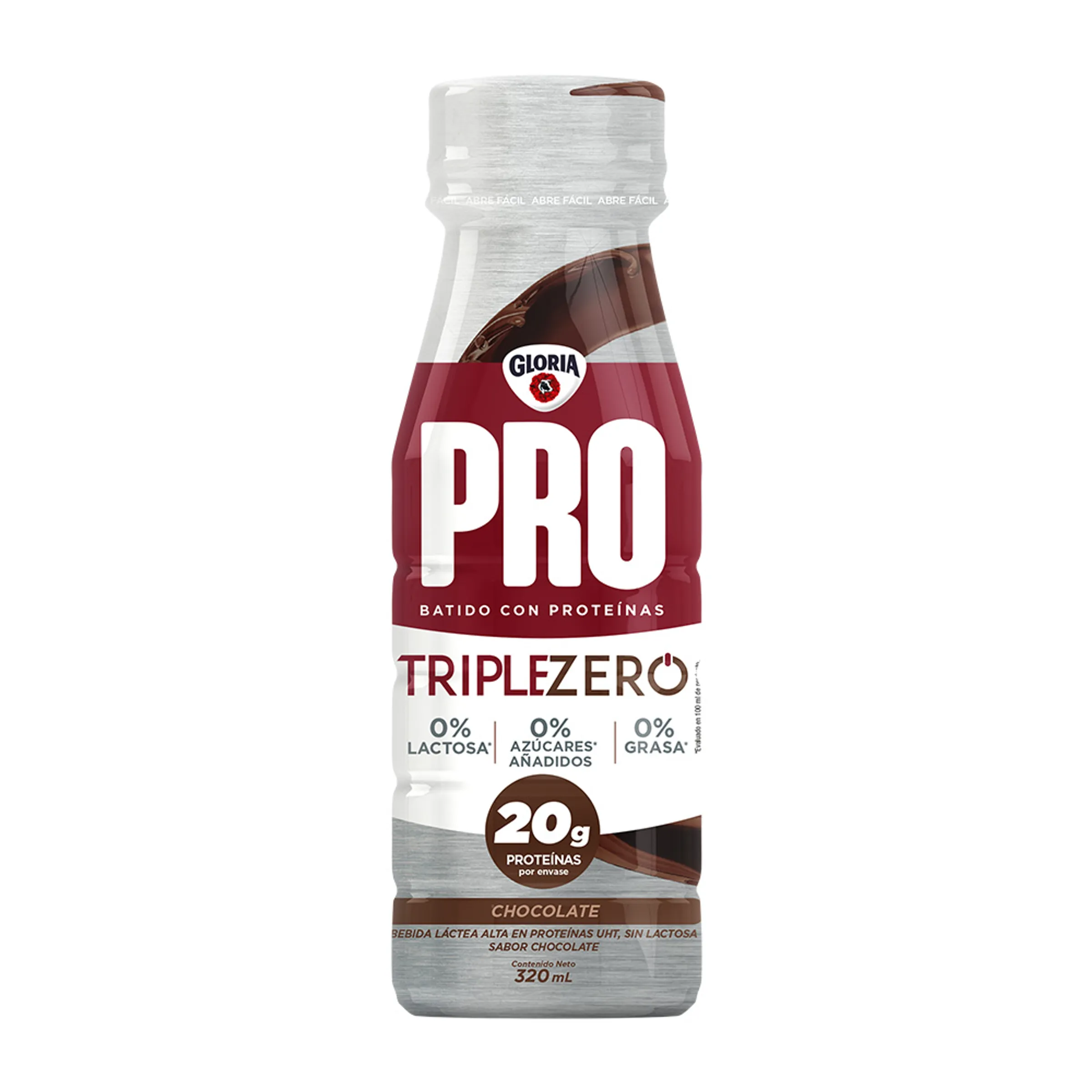 Bebida Láctea Uht Gloria Pro Triple Zero Chocolate X 320 Ml - Tambo | Cada vez más cerca