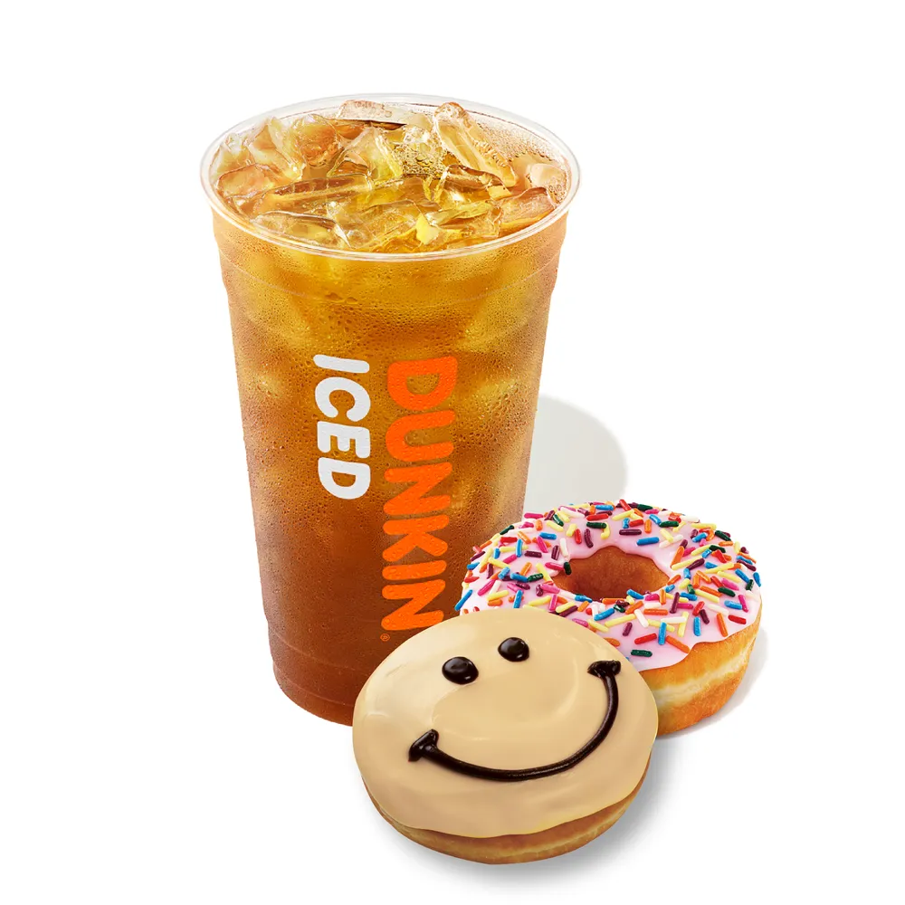 Iced Tea L + 2 Donuts - Disfruta un momento Dunkin'
