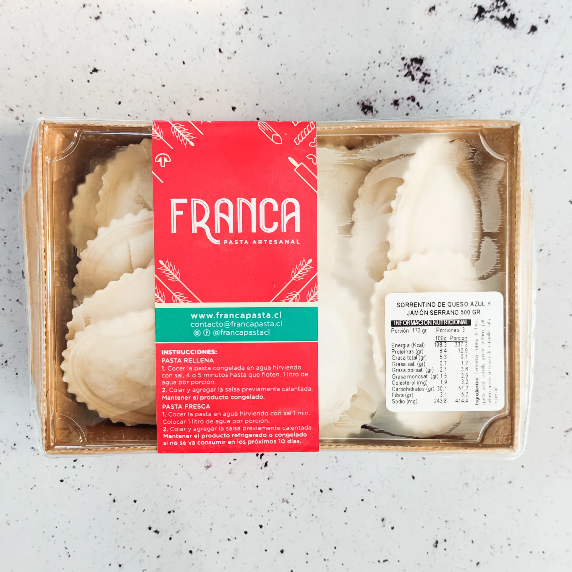 Sorrentino caprese 320g - Franca, fábrica de pasta