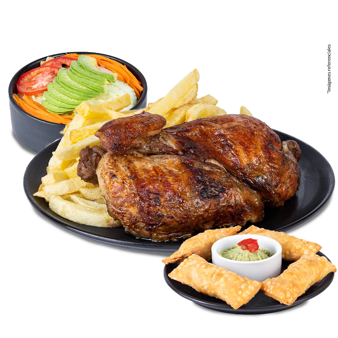 Medio pollo + 1/2 porción Tequeños - Tinajas | Chicken & Grill - Pollos ...