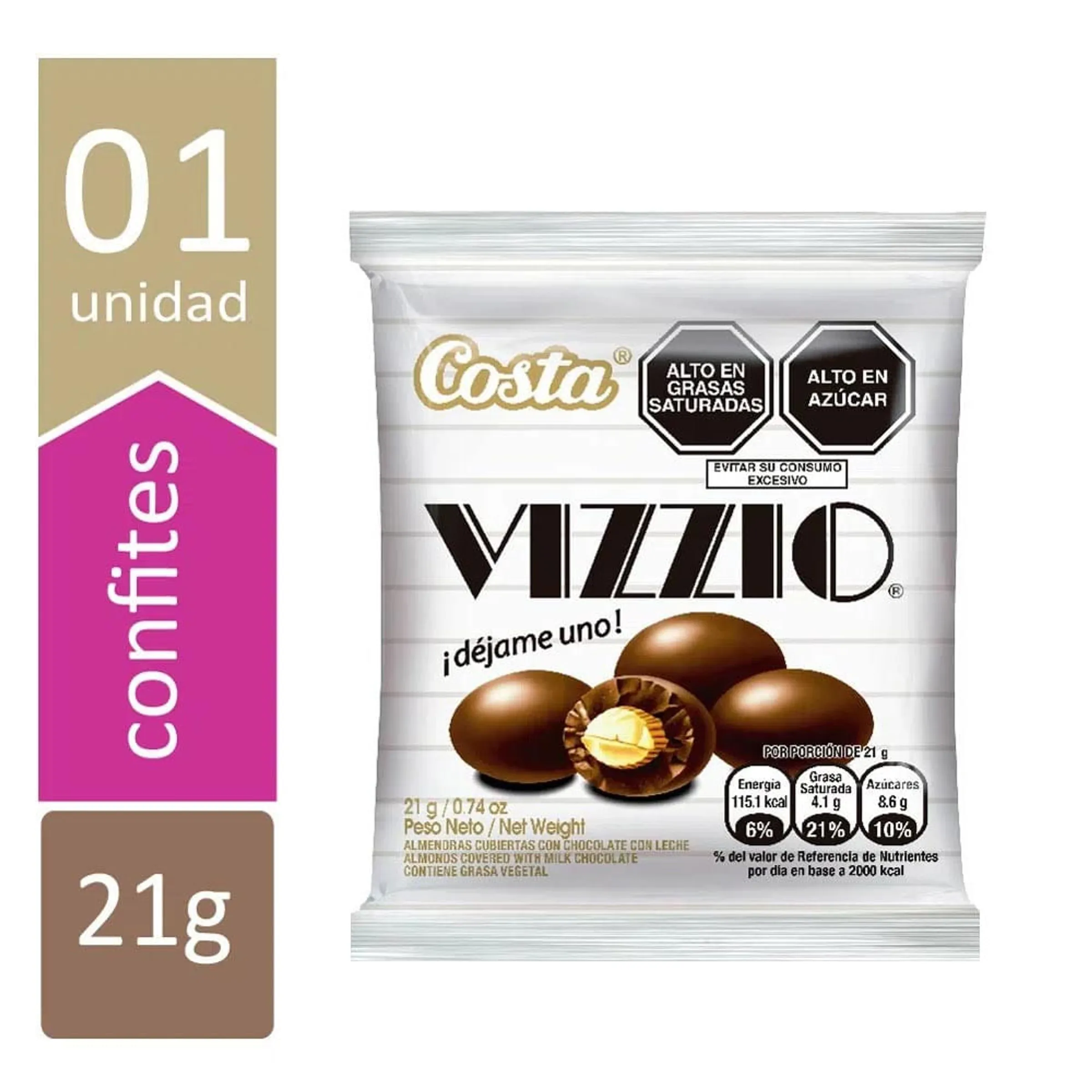 Chocolate Vizzio Cereal 21 gr - Tambo | Cada vez más cerca