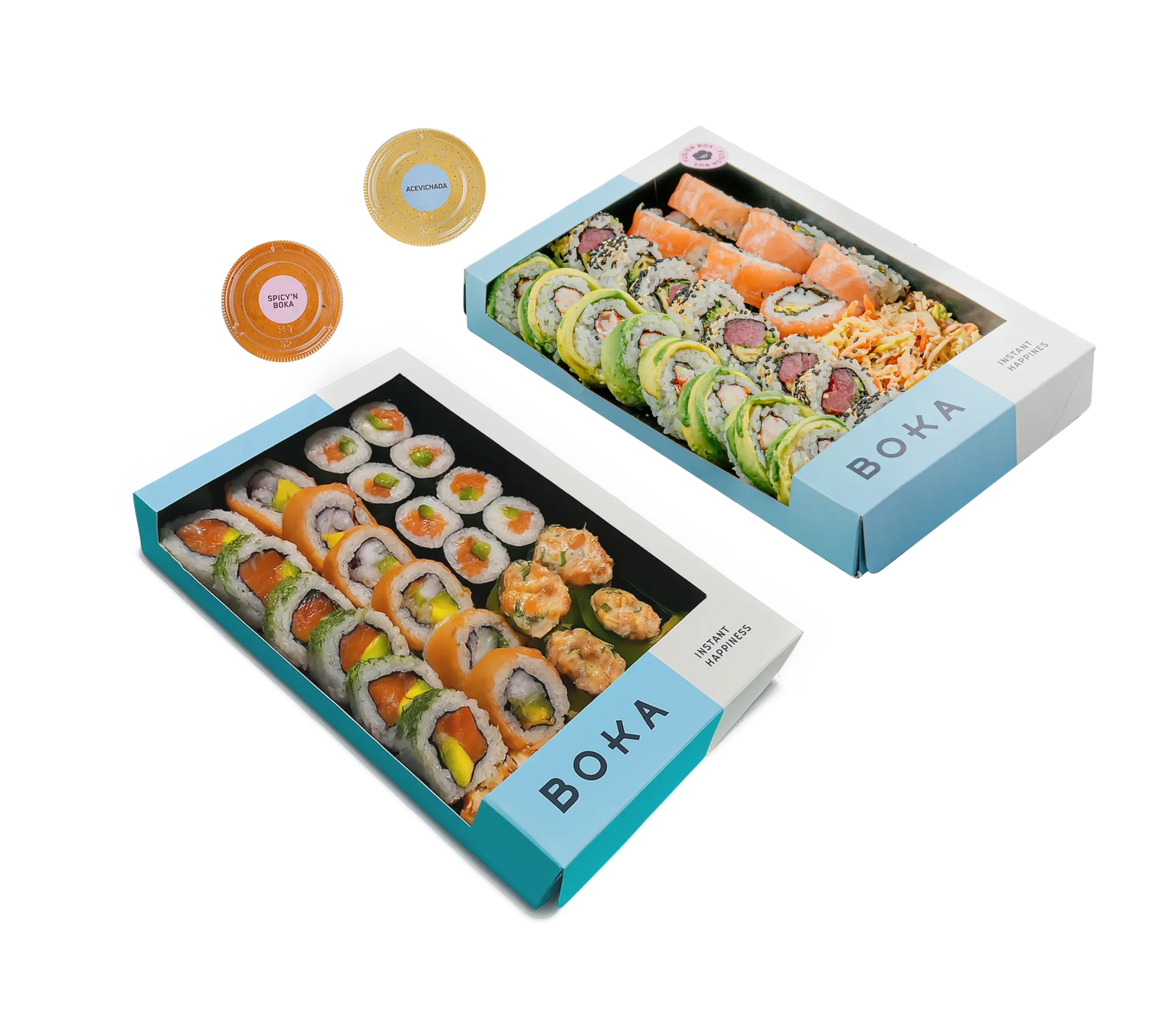 Super BOKA BOKA + 2 Salsas 46 pz - Boka | Pide tu box online