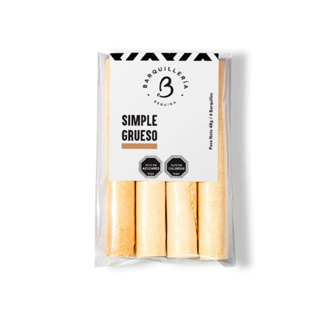 Barquillos Simples Gruesos Pack 4u - Barquillería Esquina. Lo rico se ...