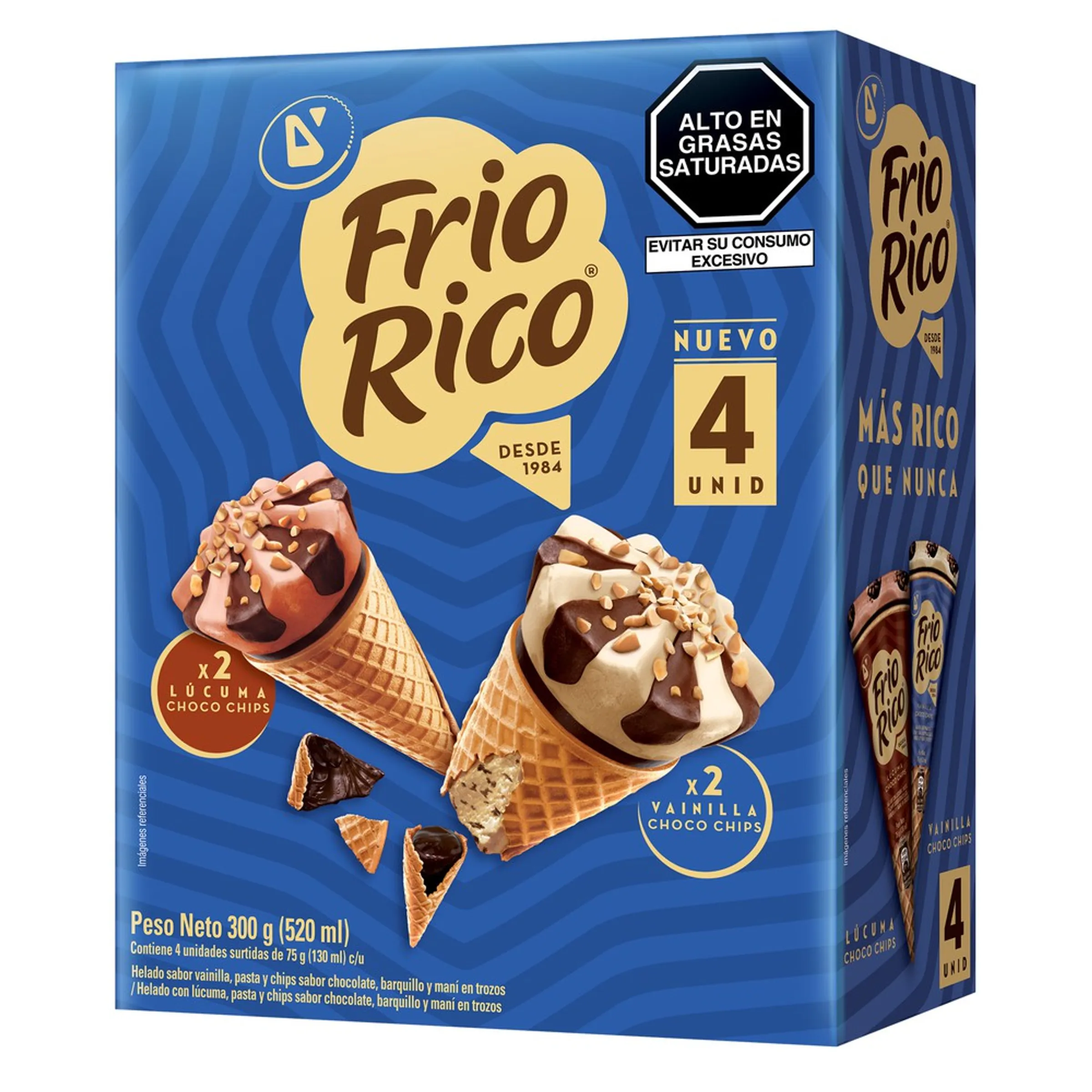 Helado D'Onofrio Frio Rico 520 ml - Tambo - Todo lo que necesites