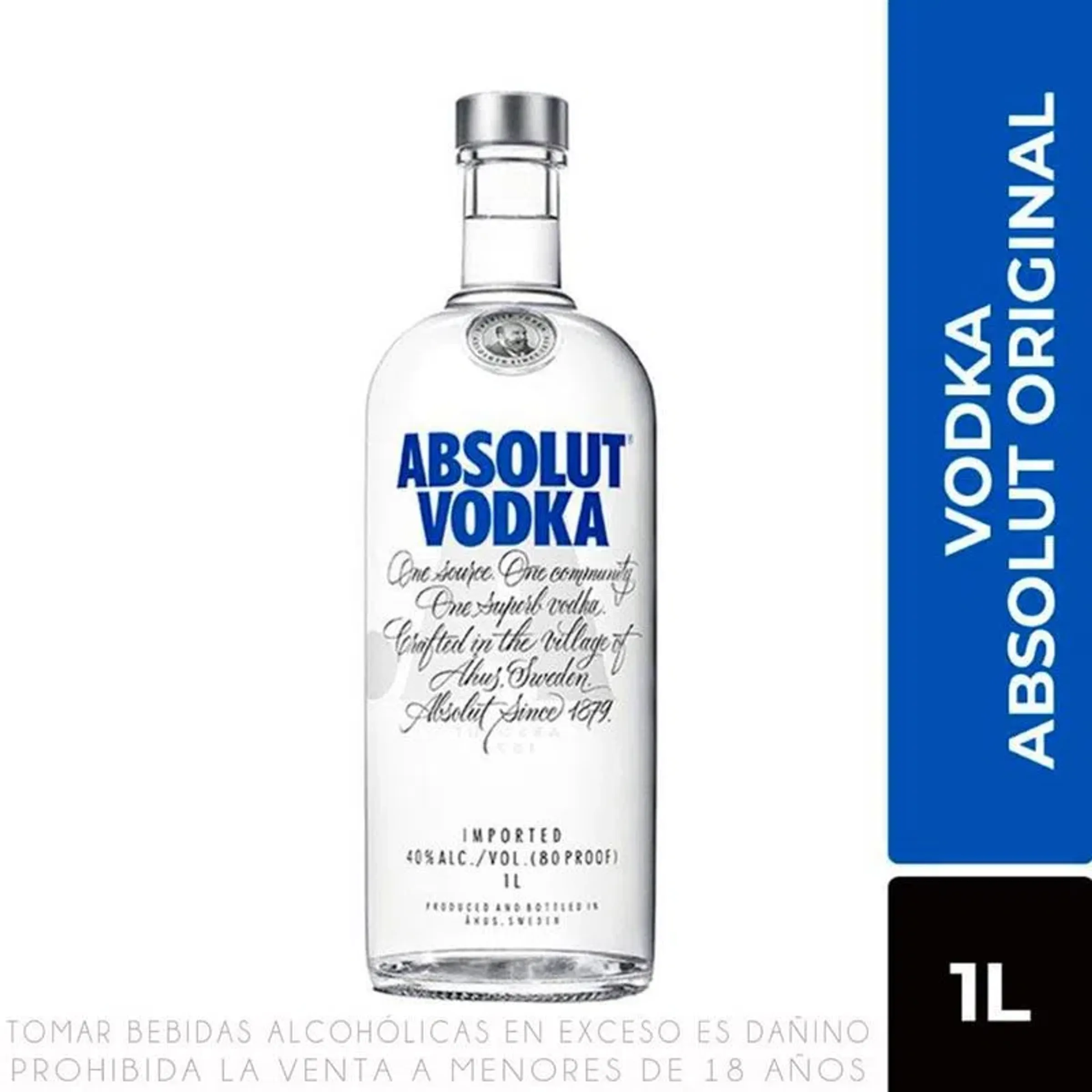 Vodka Absolut Blue 1 Lt - Tambo | Bar Premium. Tu bar en casa
