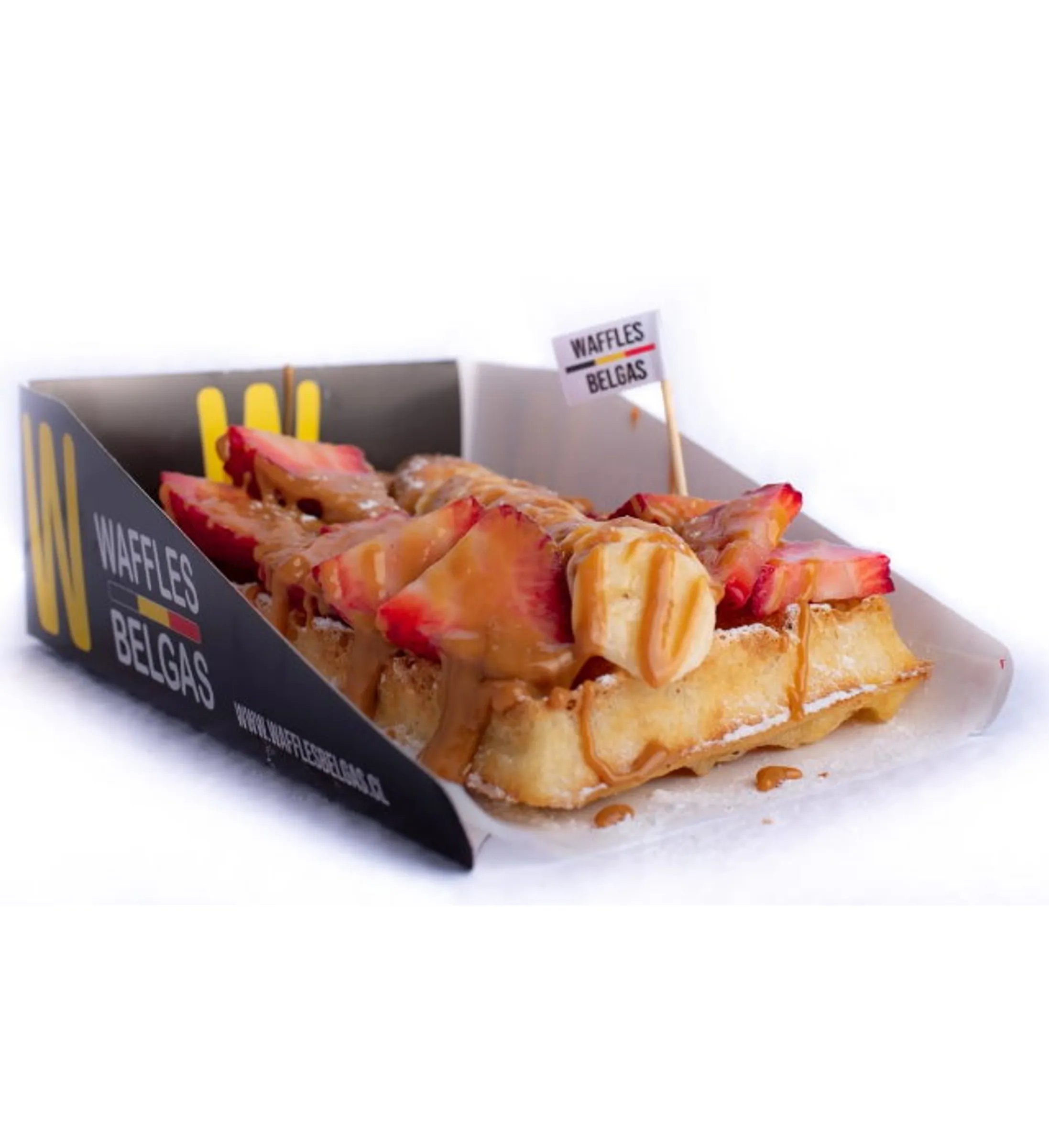 Frutas + Manjar - Waffles Belgas | Waffles Dulces | Waffles Salados