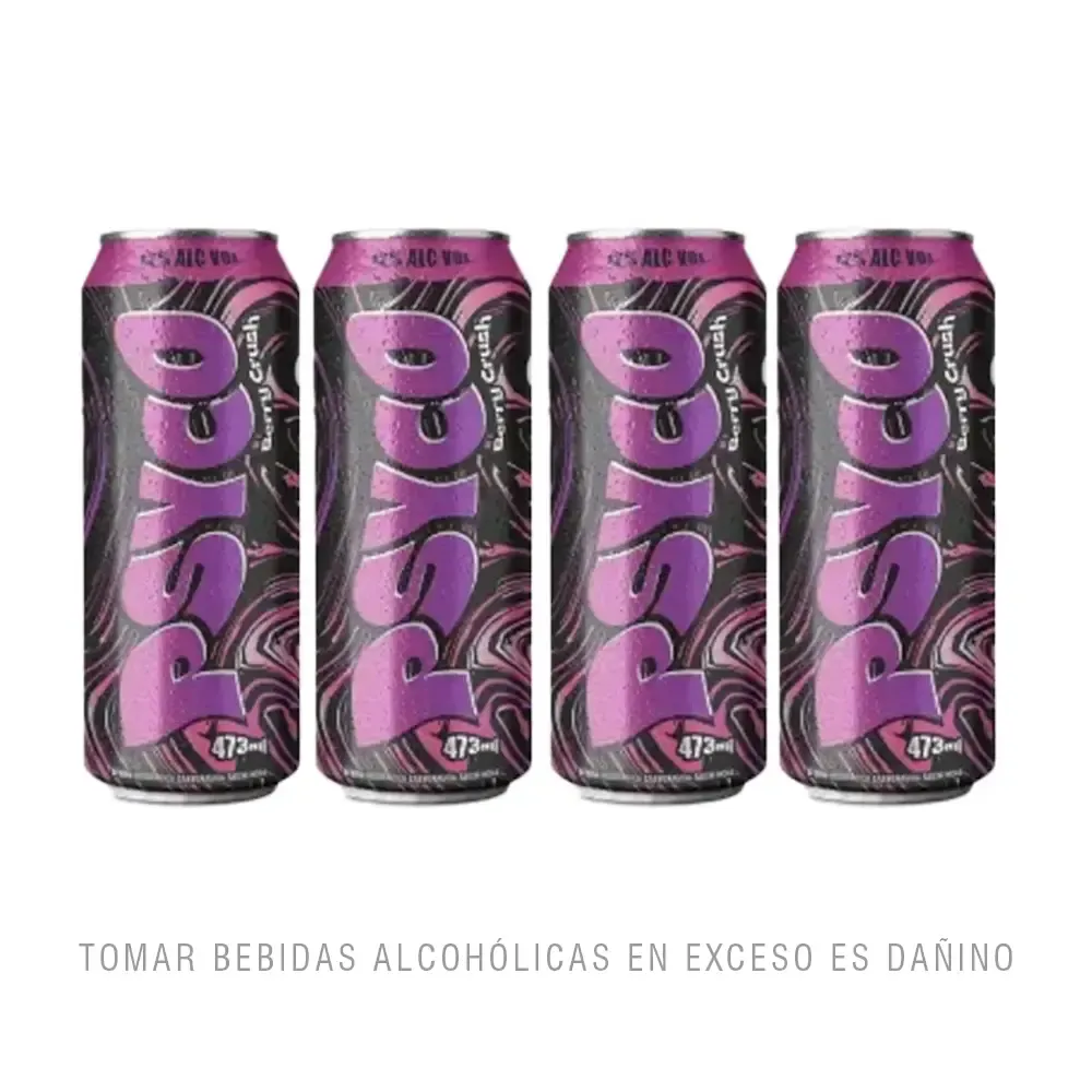 Pack 4 Psyco Berry Crush - Tambo | Cada vez más cerca