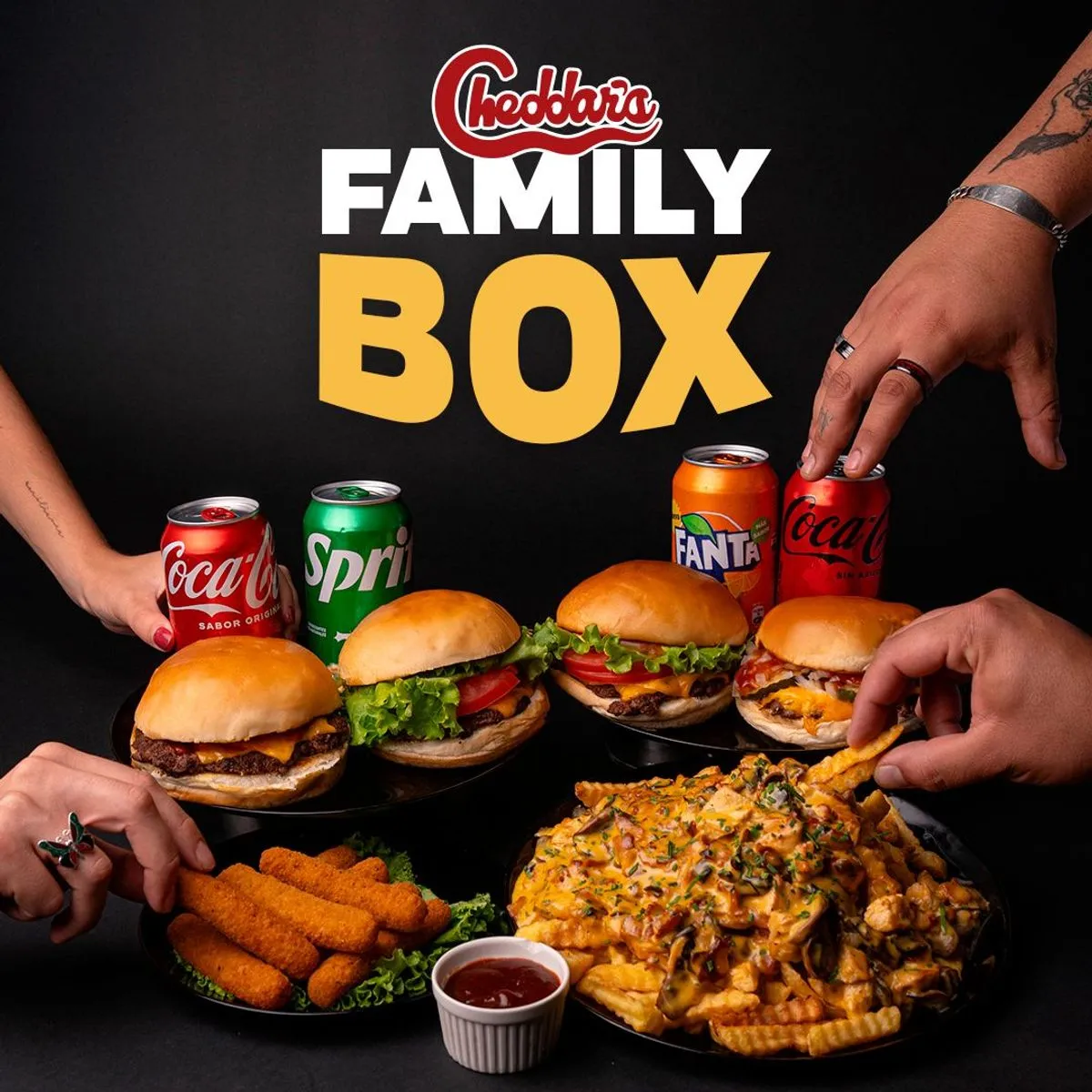 Family Box Cheddars - Cheddar's | Pide online