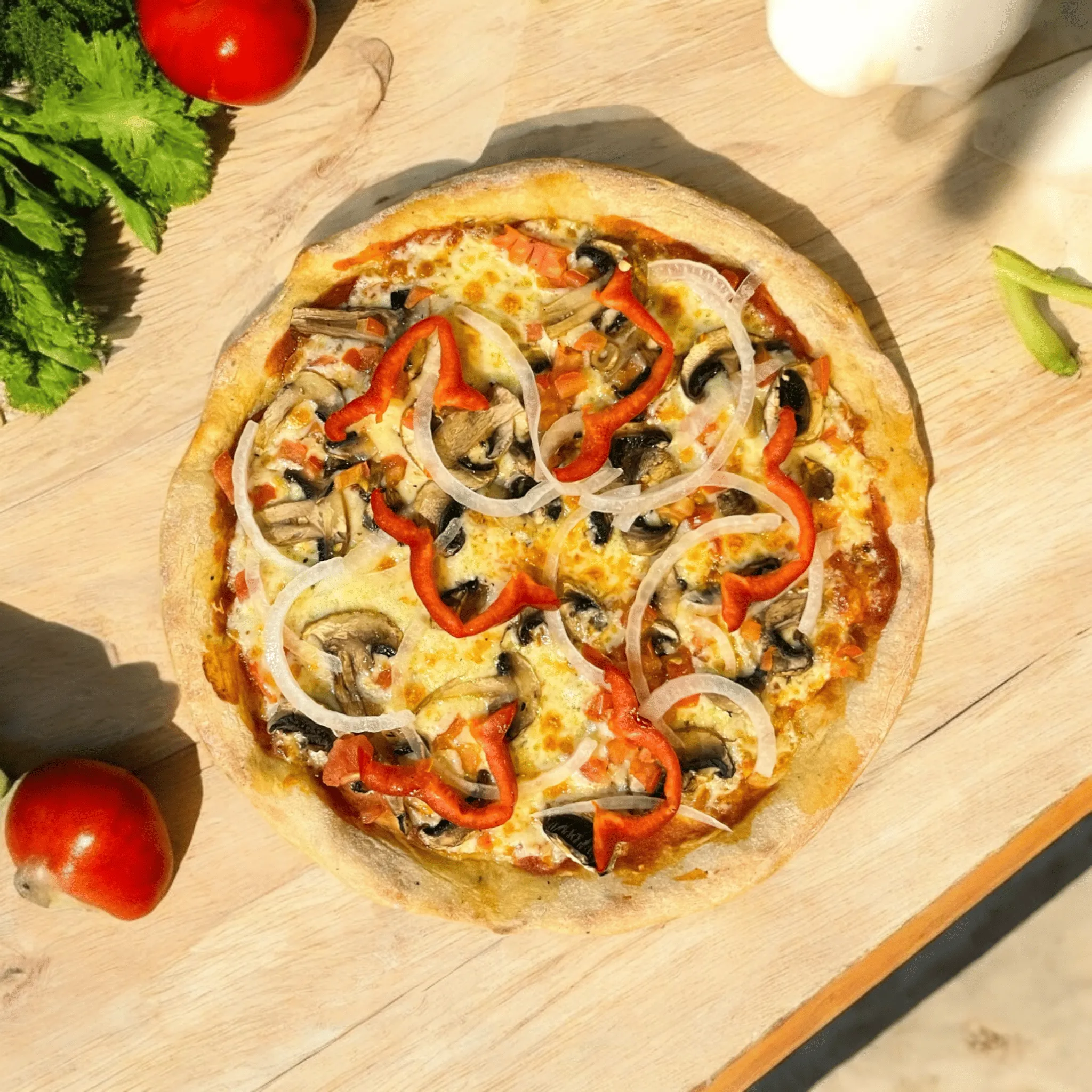Pizza Vegana Fungo Rosso - Trattoria D'Imarai | Pide online