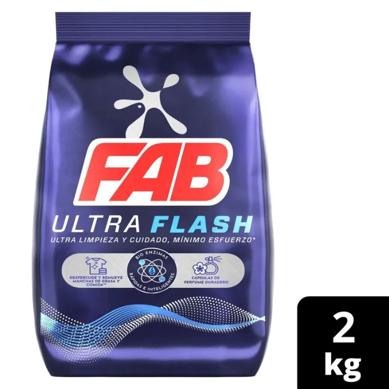 DETERGENTE FAB 2000G ULTRA FLASH - Supermercados La 80 | Compra online