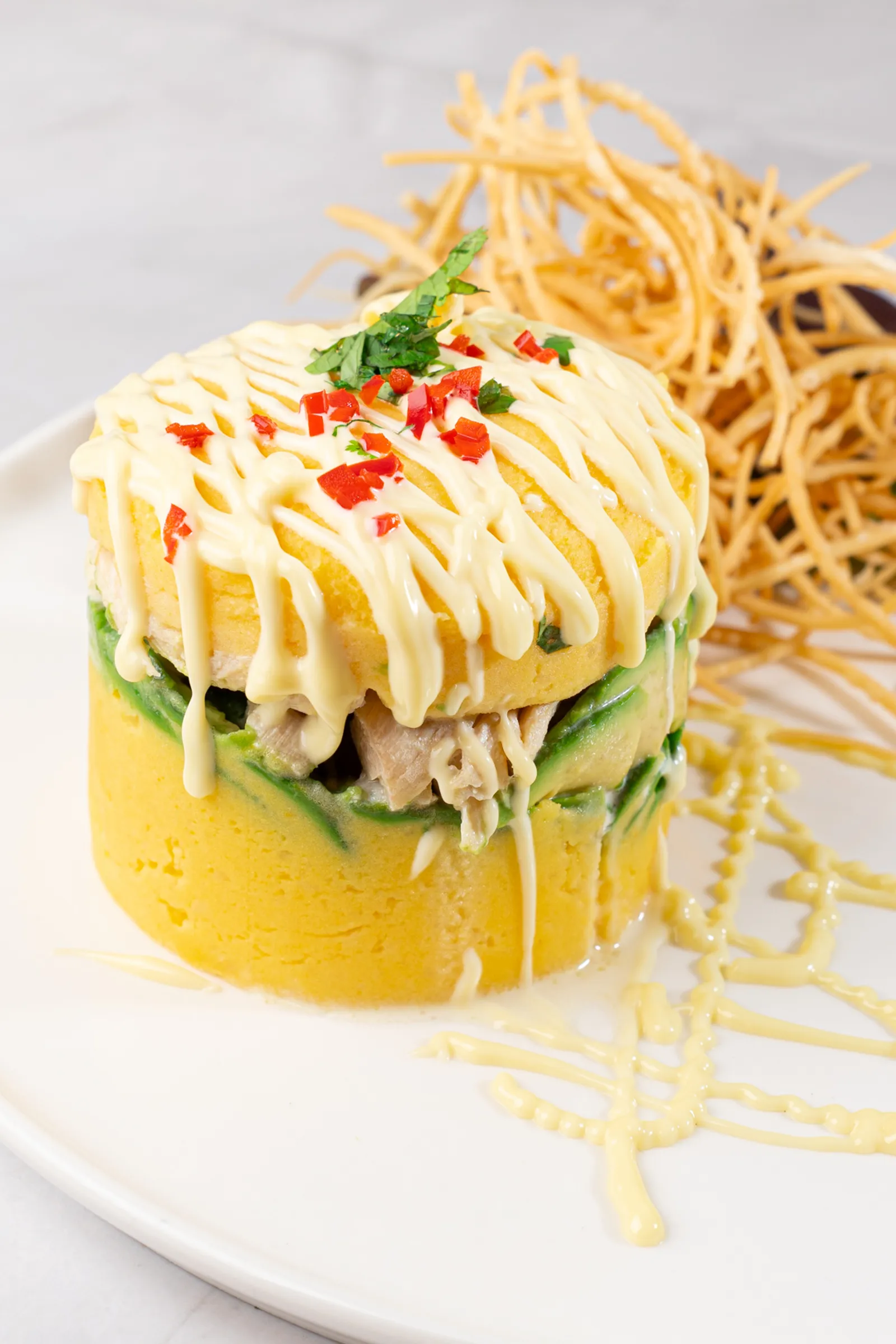 Causa de Pollo - Inagi - Comida peruana y sushi nikkei - Restaurante y ...