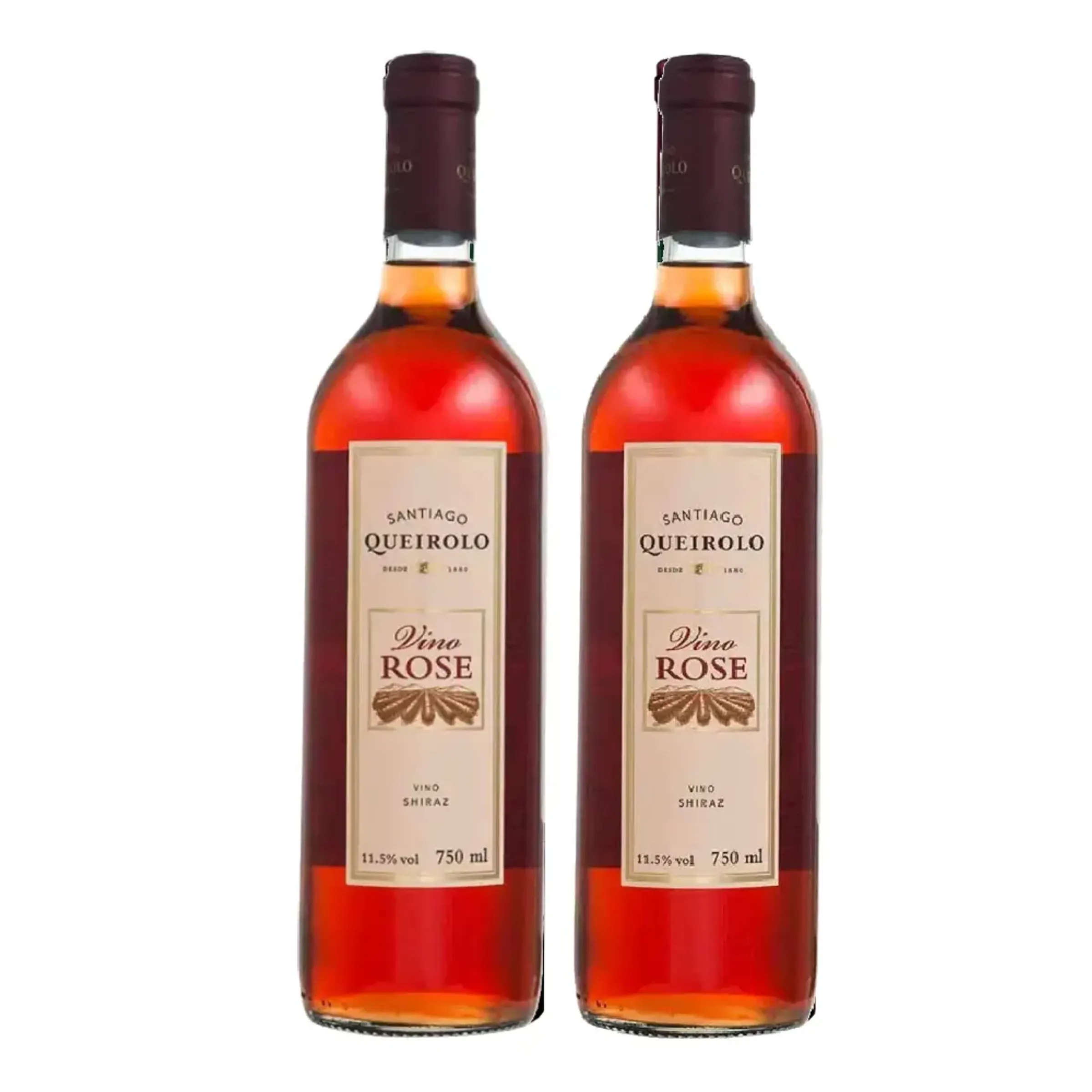 Pack (2 Vino Santiago Queirolo Semi Seco Rose x 750 Ml) - Tambo | Cada ...